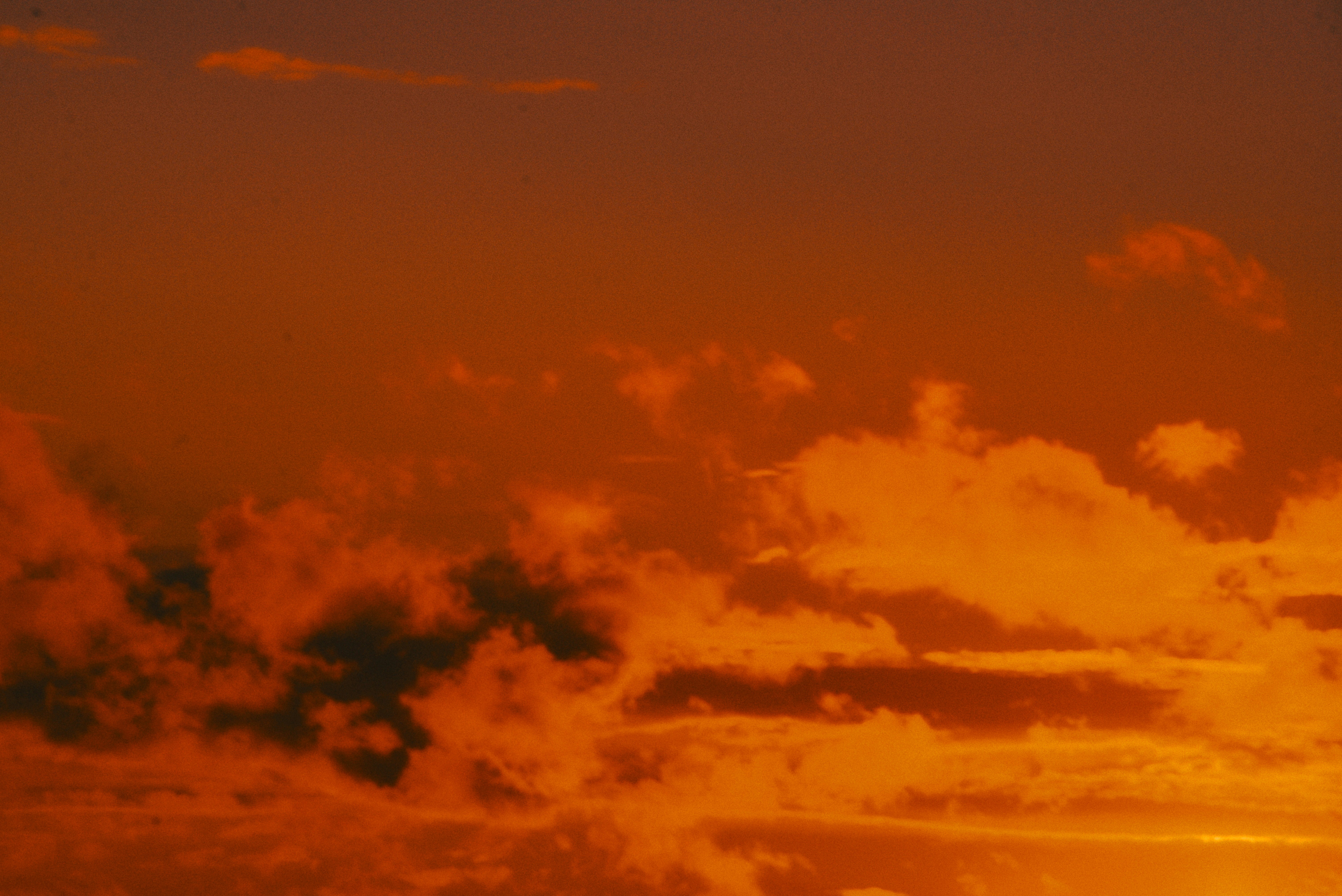 Sunset Inferno: A Sky Lava Field