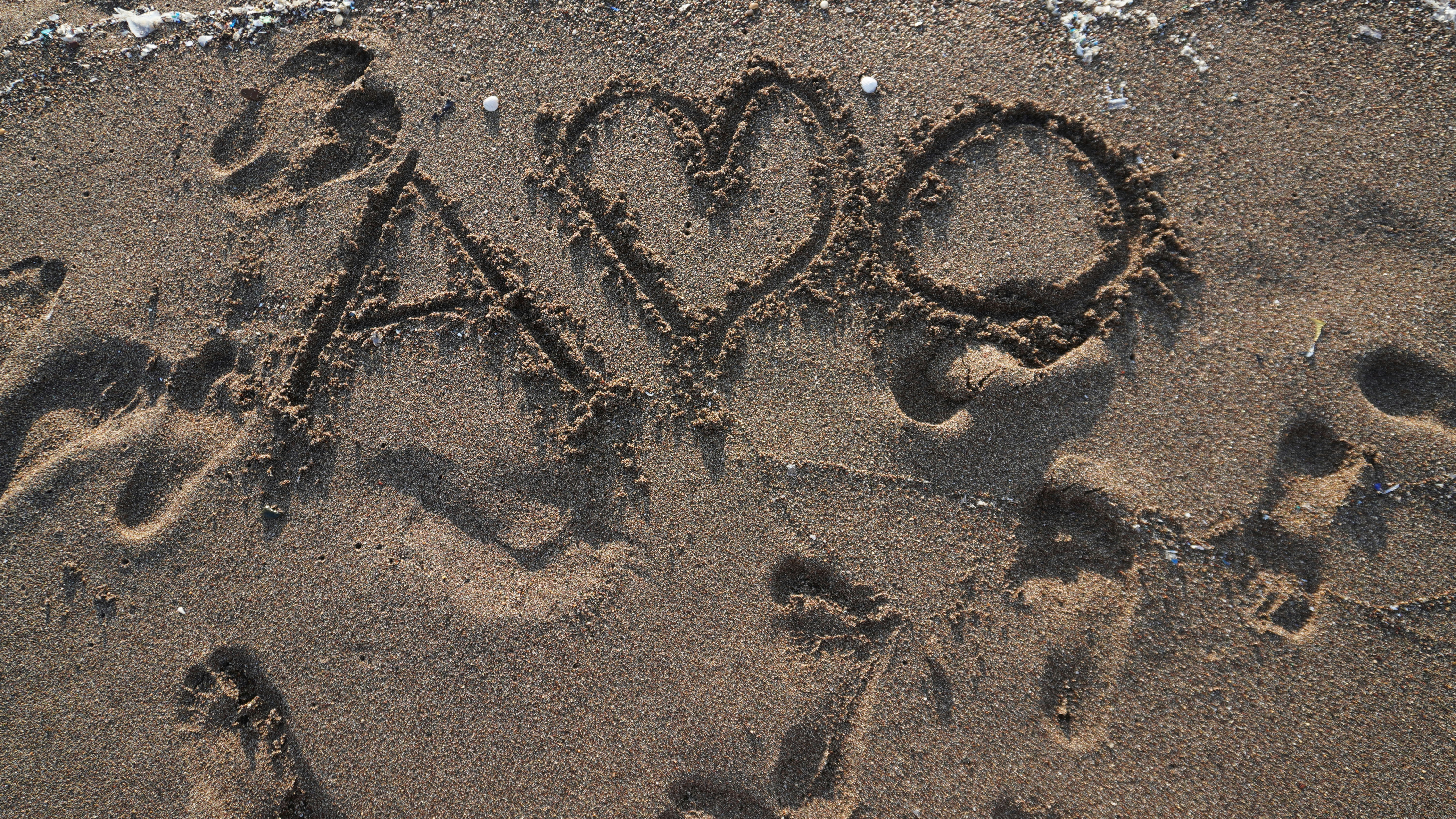 Heart in the Sand: A Quiet Message Etched on Shoreline Dunes