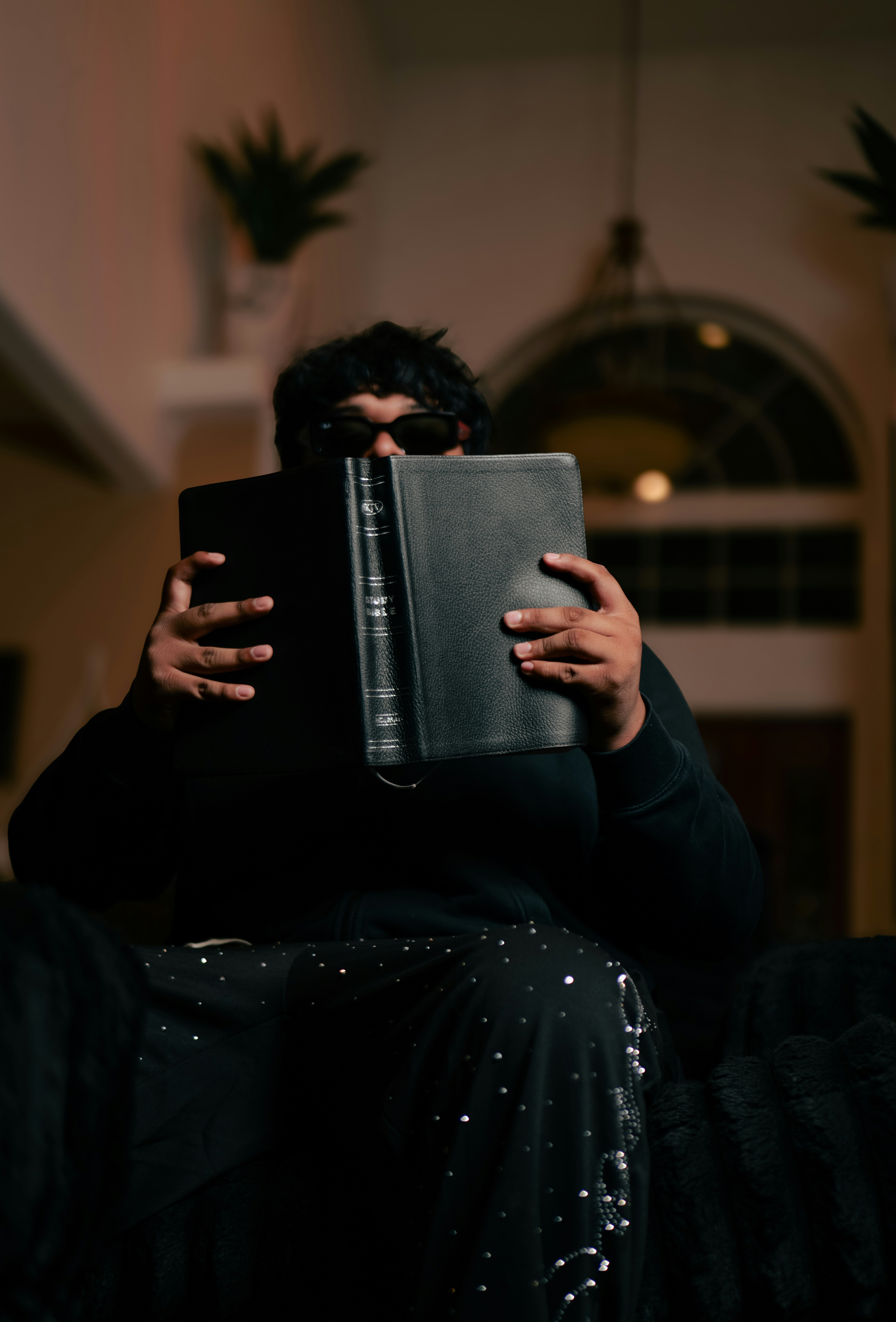 Reader in the Dark: A Portrait of Focus Through the Pages