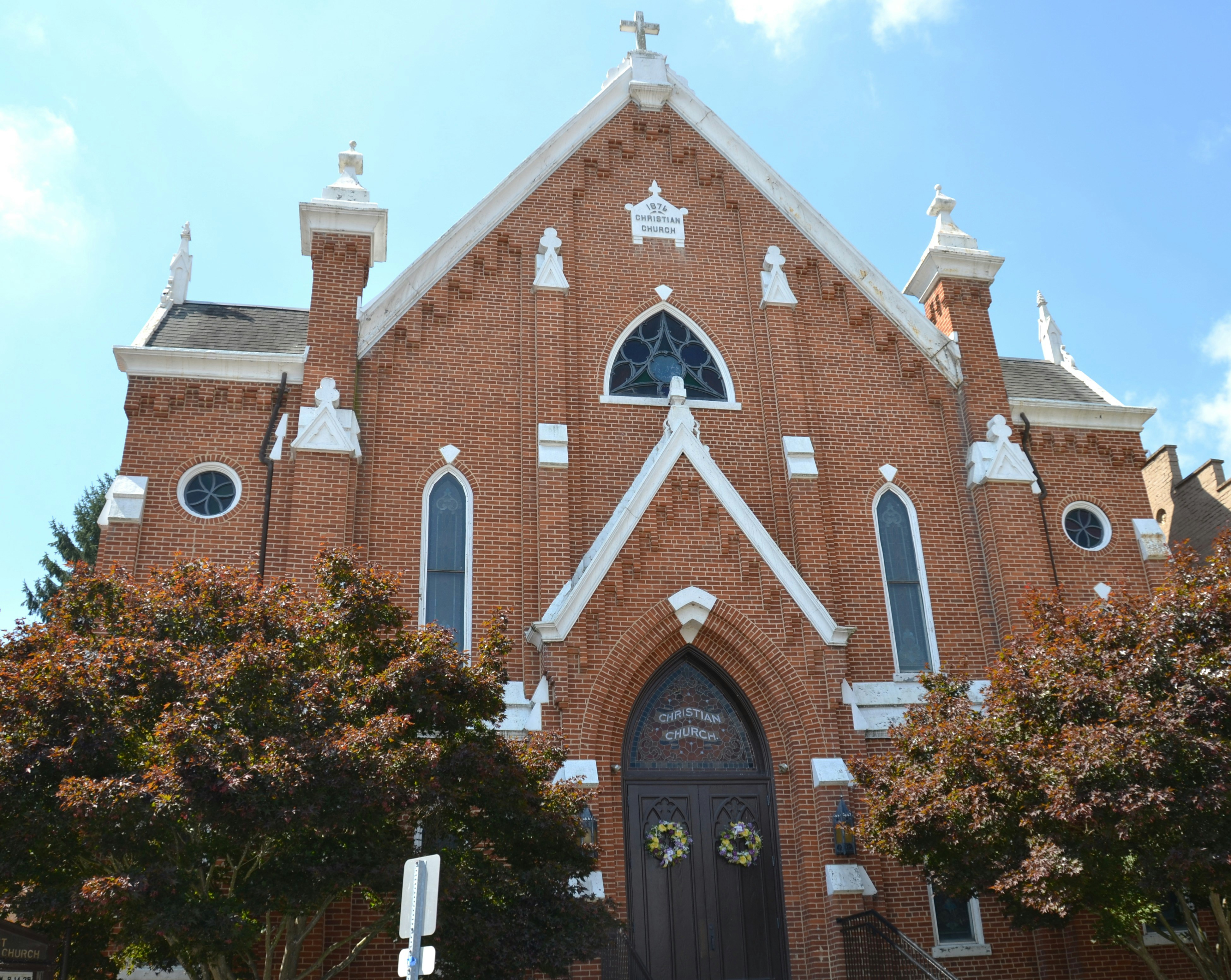 Brick Gothic Sanctuary: Symmetry of Light and Doorway