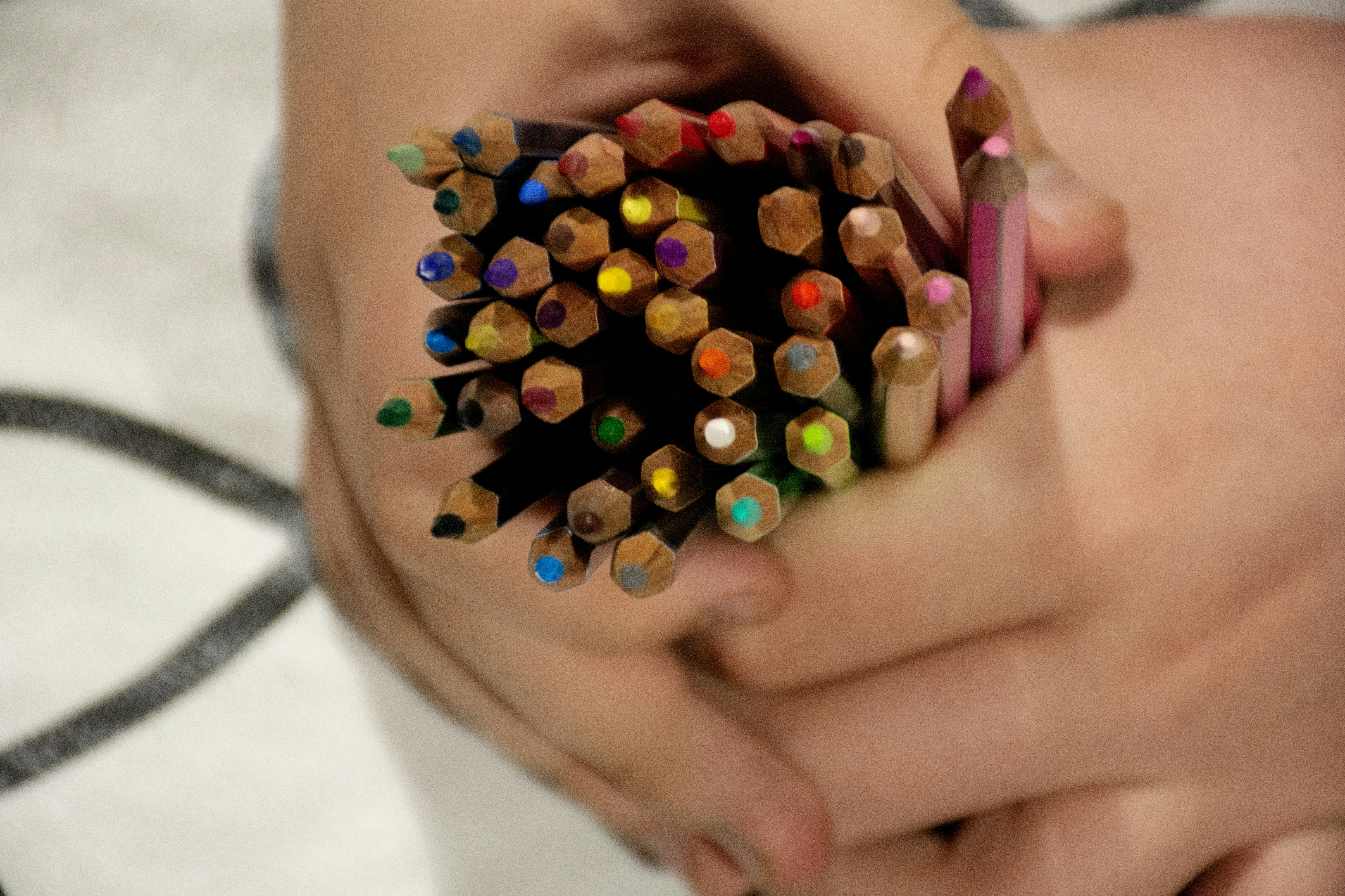 Chromatic Pencil Bouquet: A Handful of Colorful Points
