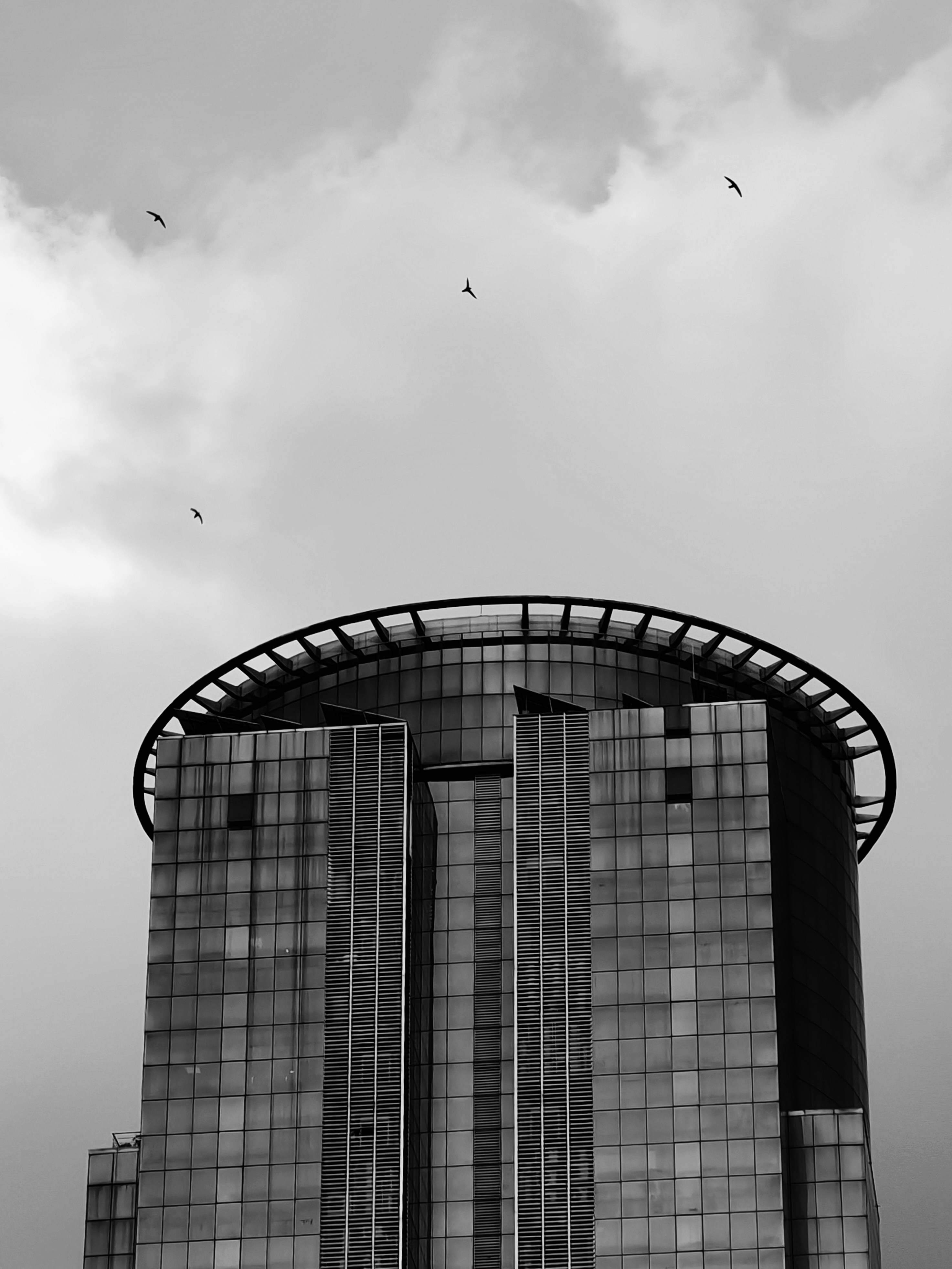 Skyward Ring: The Circular Cap of the Skyscraper