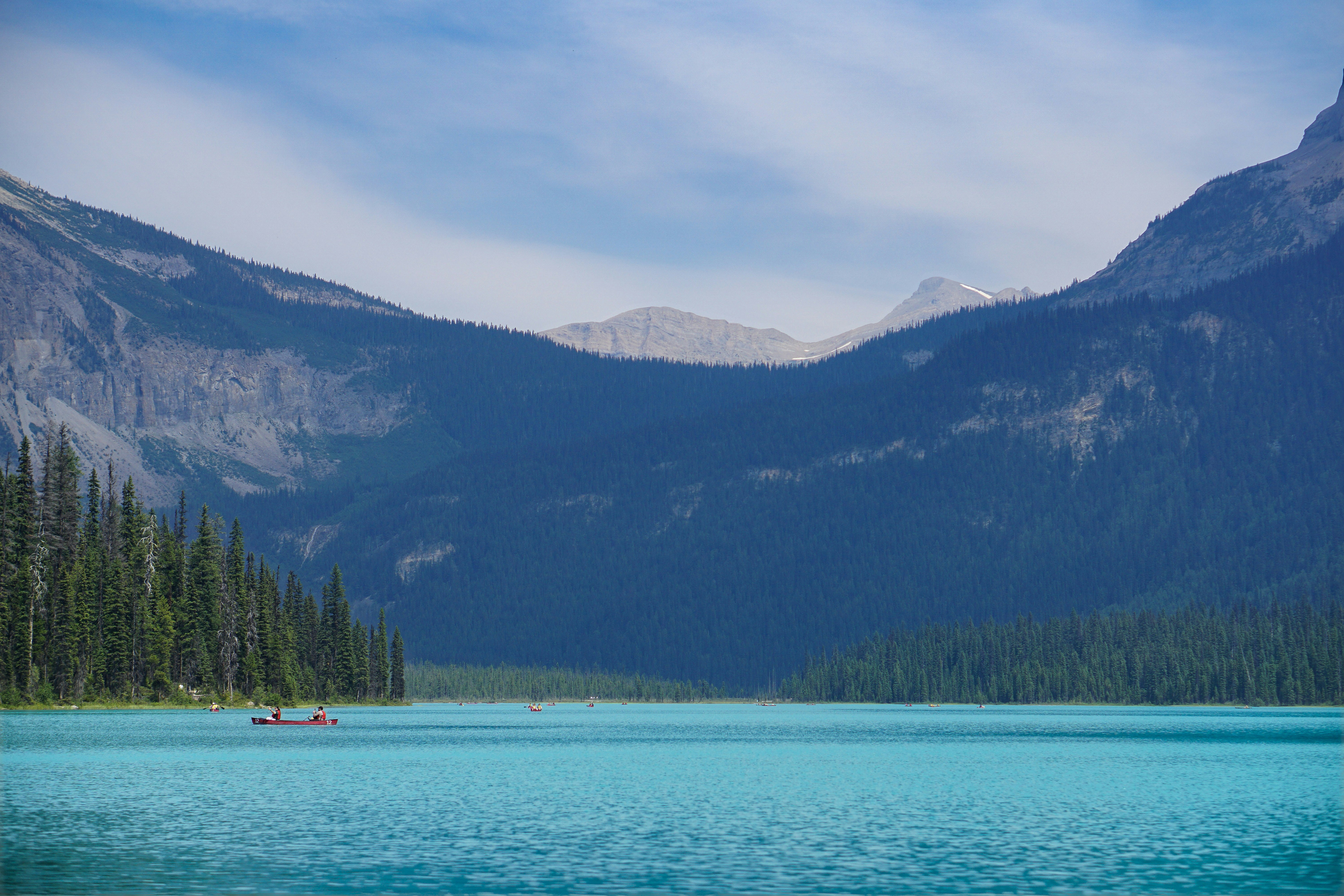 Acer Lake Under Snow-capped Peaks