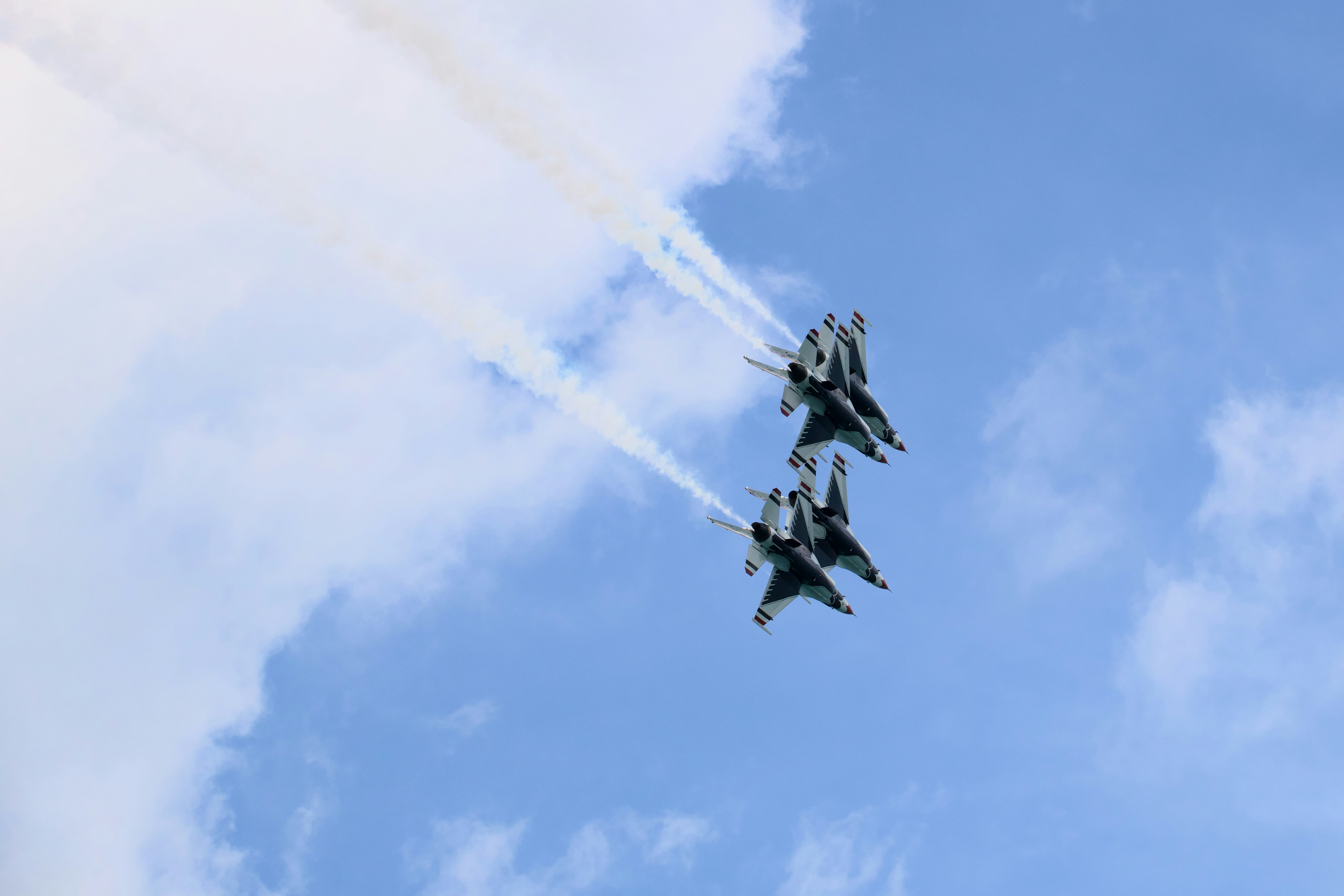Duplicity in the Sky: Dual Intercept Whirls and Contrails