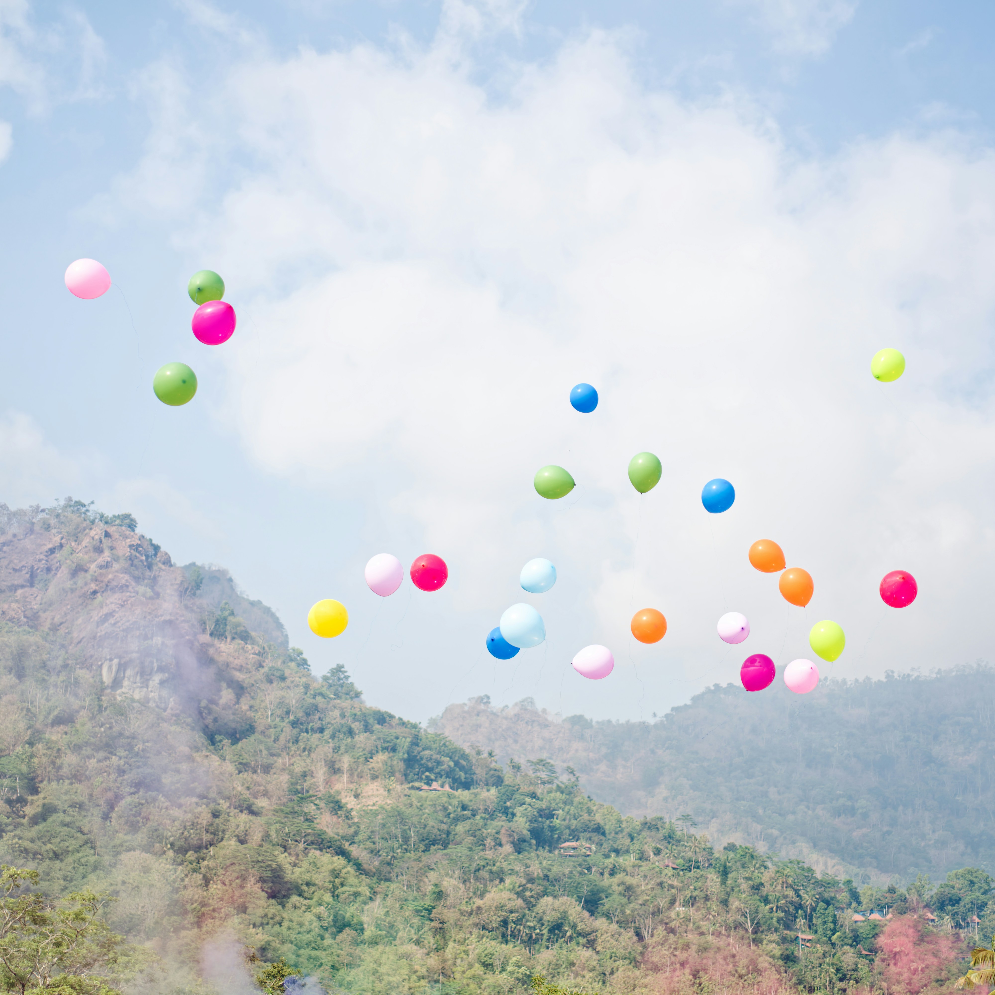 Colors Take Flight Over the Hills