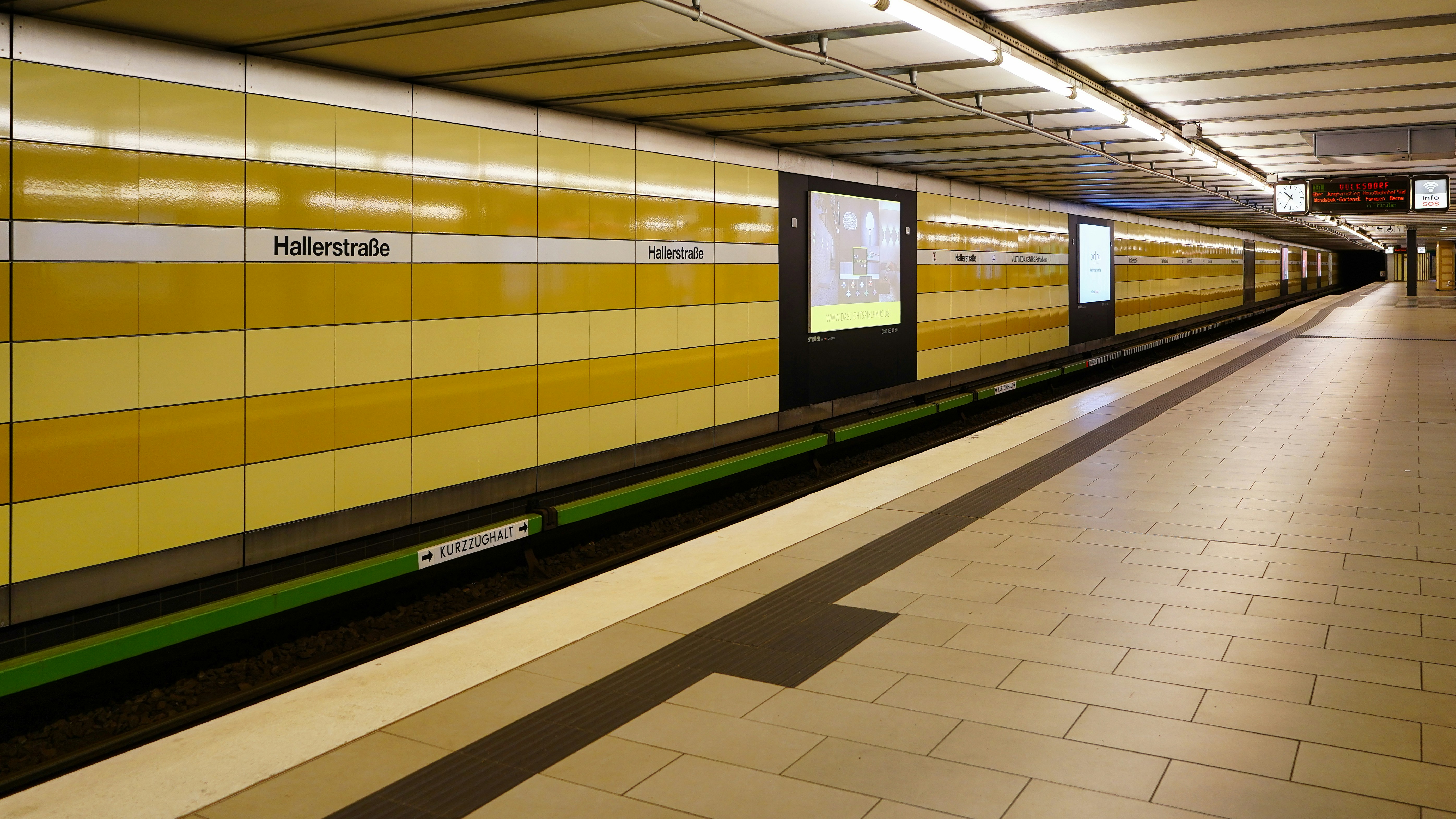 Yellow Line Platform Quietly Ends at the Tunnel