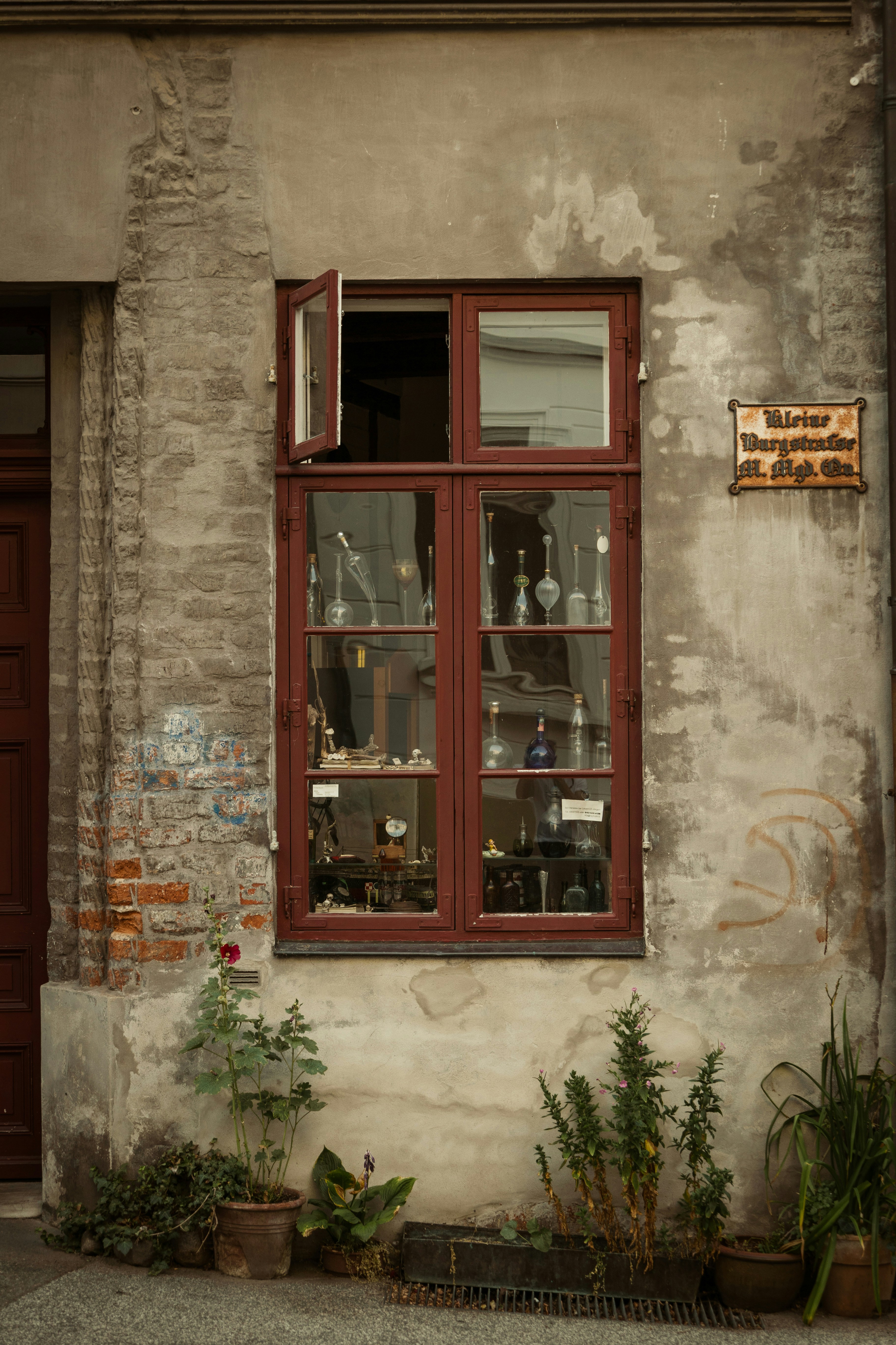 The Glass Shopfront: A Slice of Quiet Balcony Pastel Light