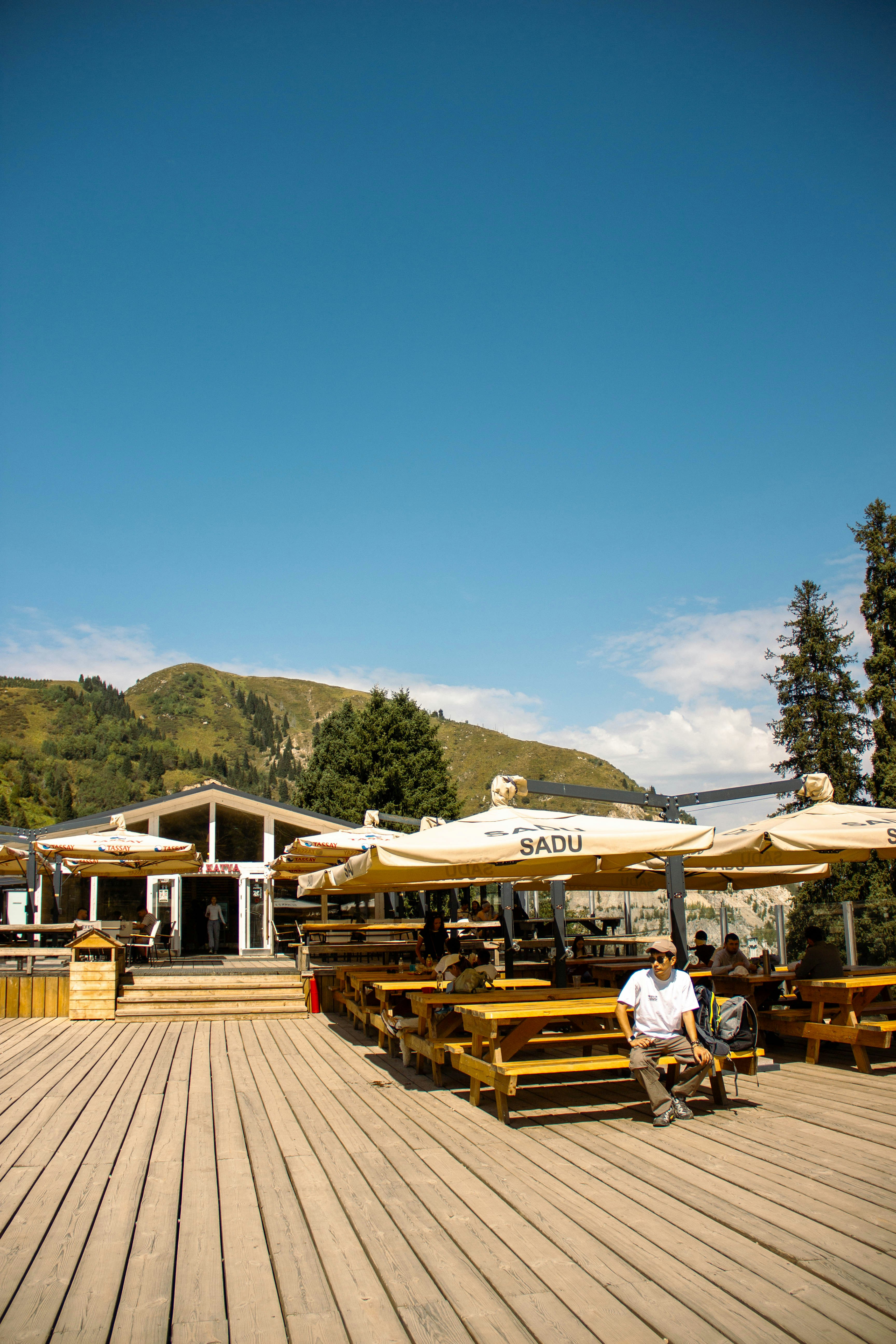 Sunny Terrace by the Hillside Café