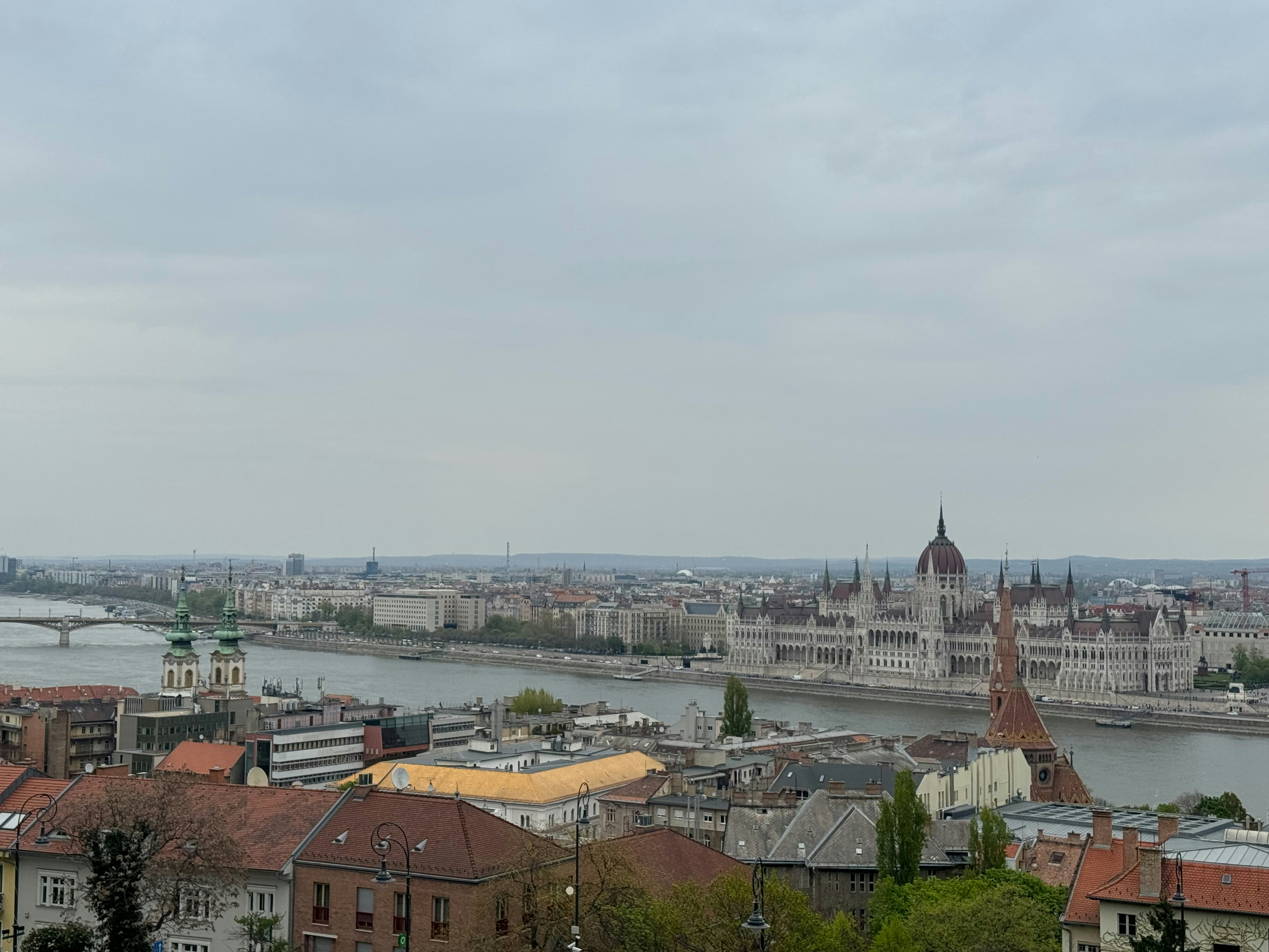 Dashiell’s Danube Panorama: Parliament and Bridges from the Rooftops