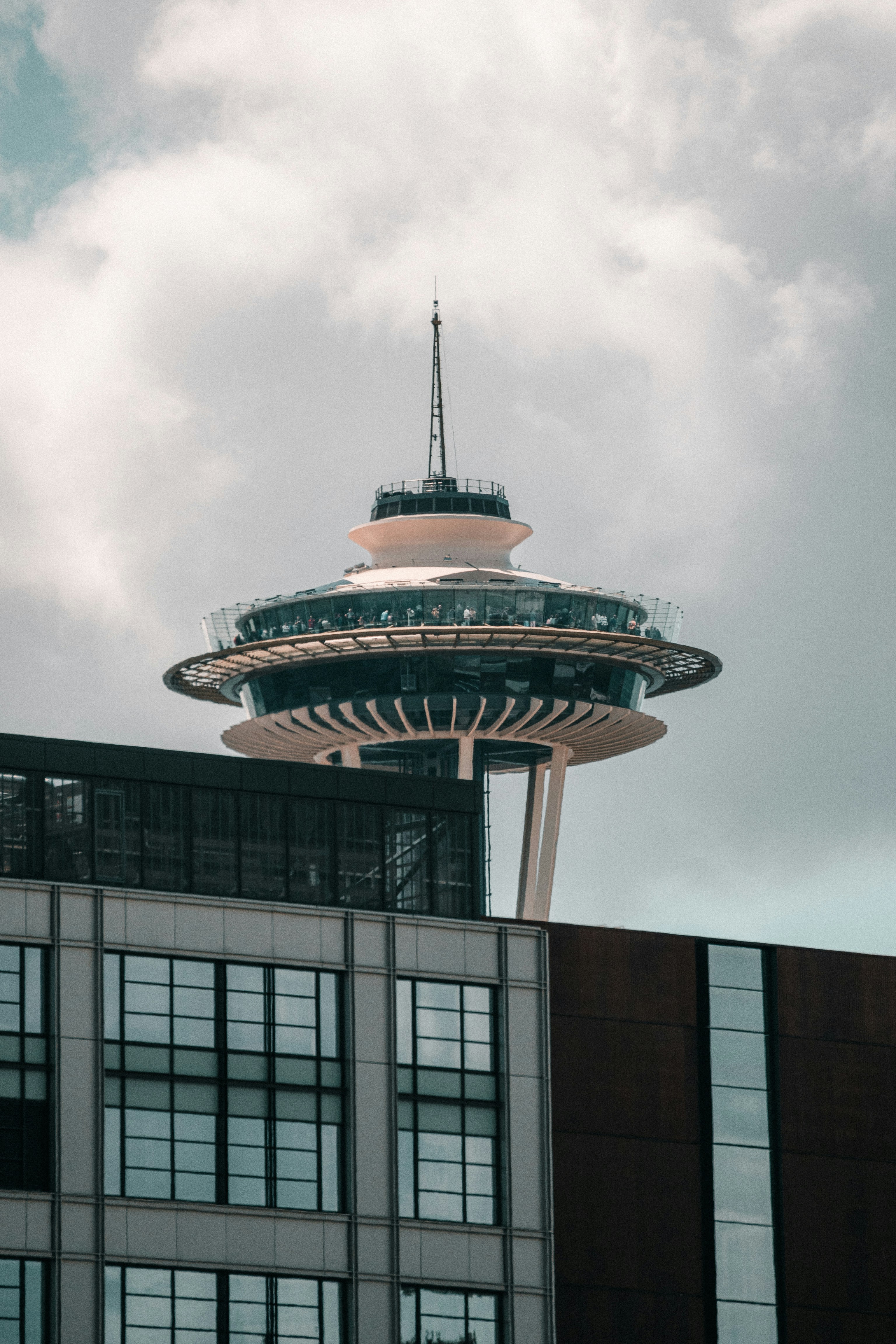 Skyward Observatory: The Tower Pierces the Urban Line
