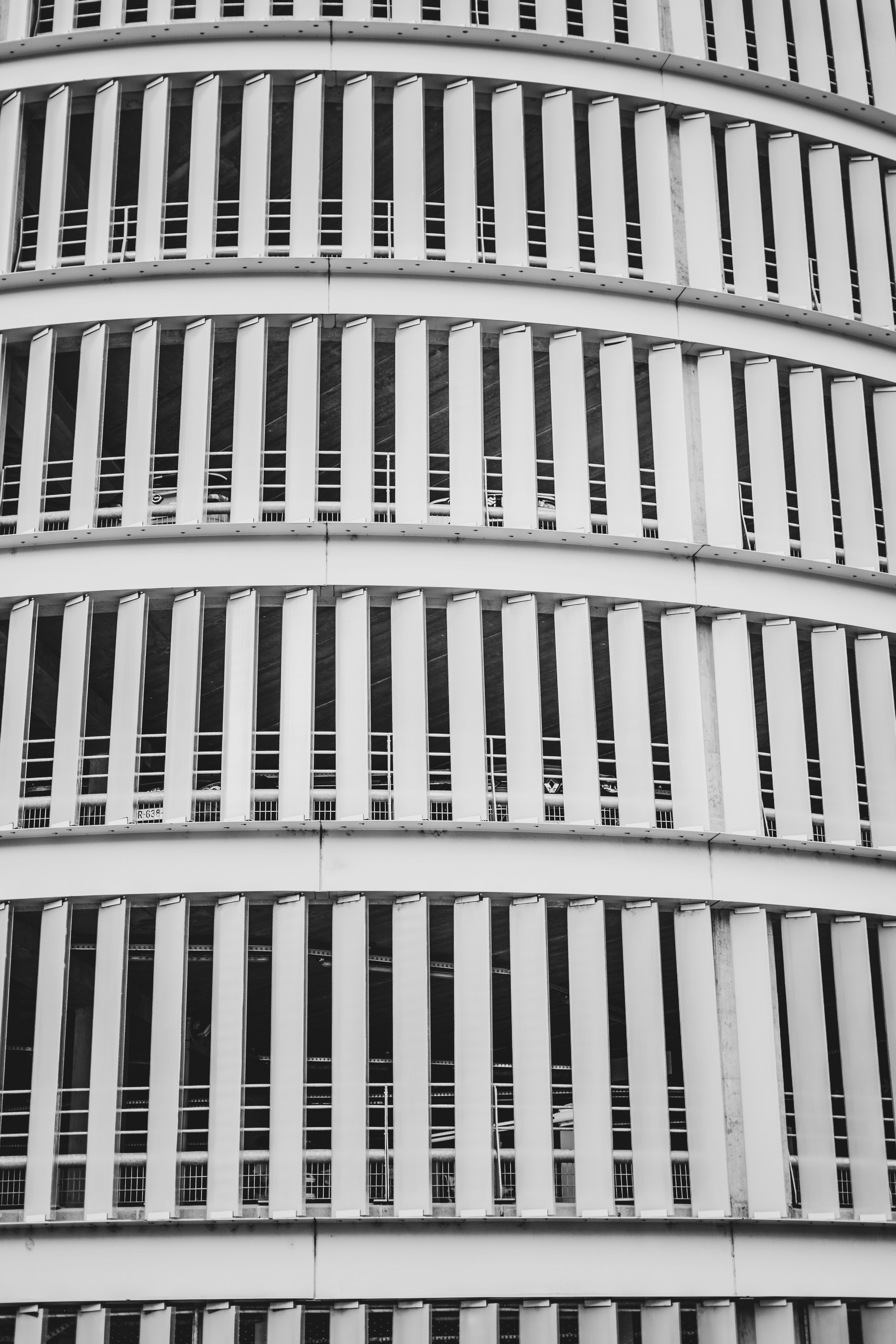 Layered Grids: Vertical Slats Form an Urban Rhythm