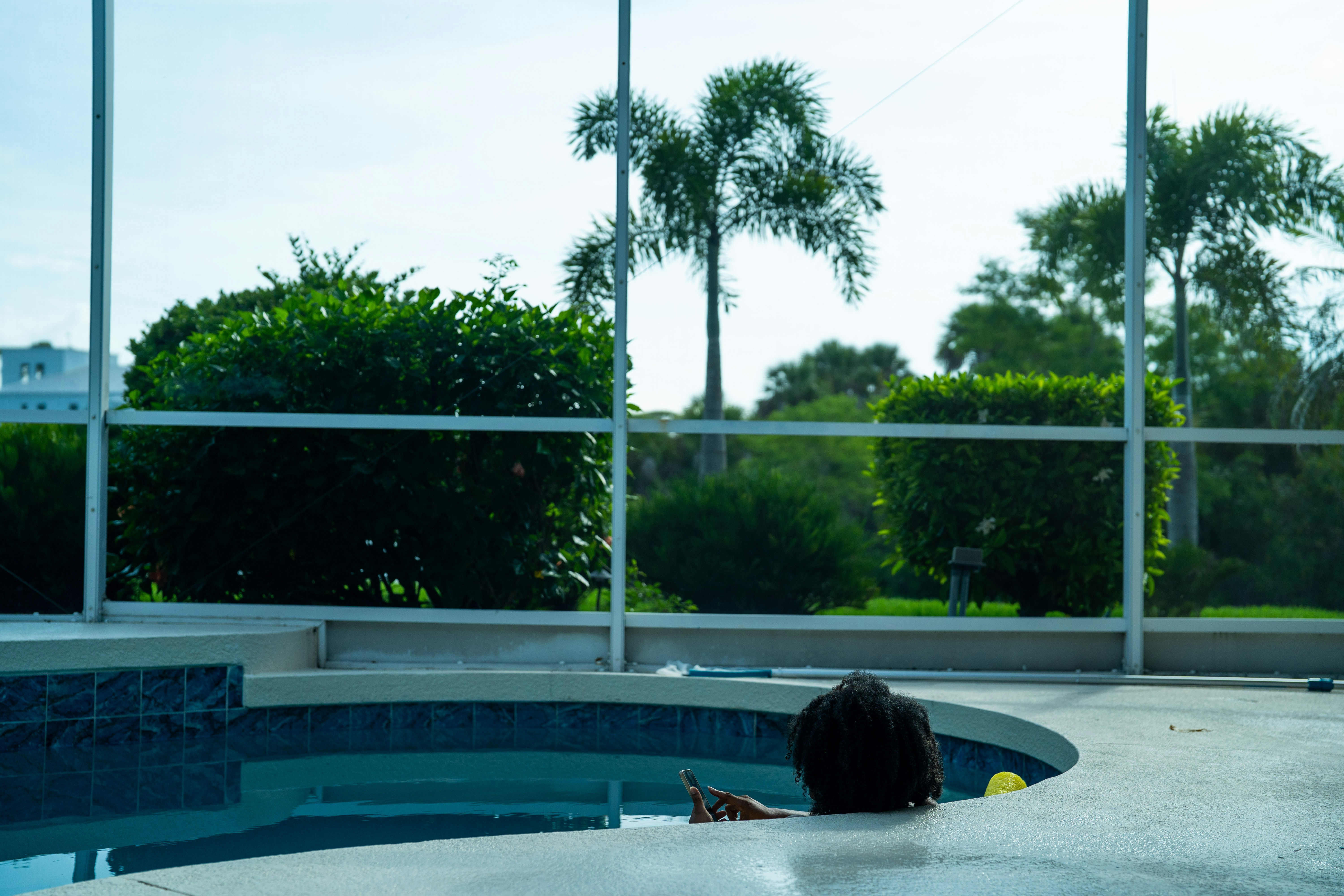 Hidden Poolside Moment