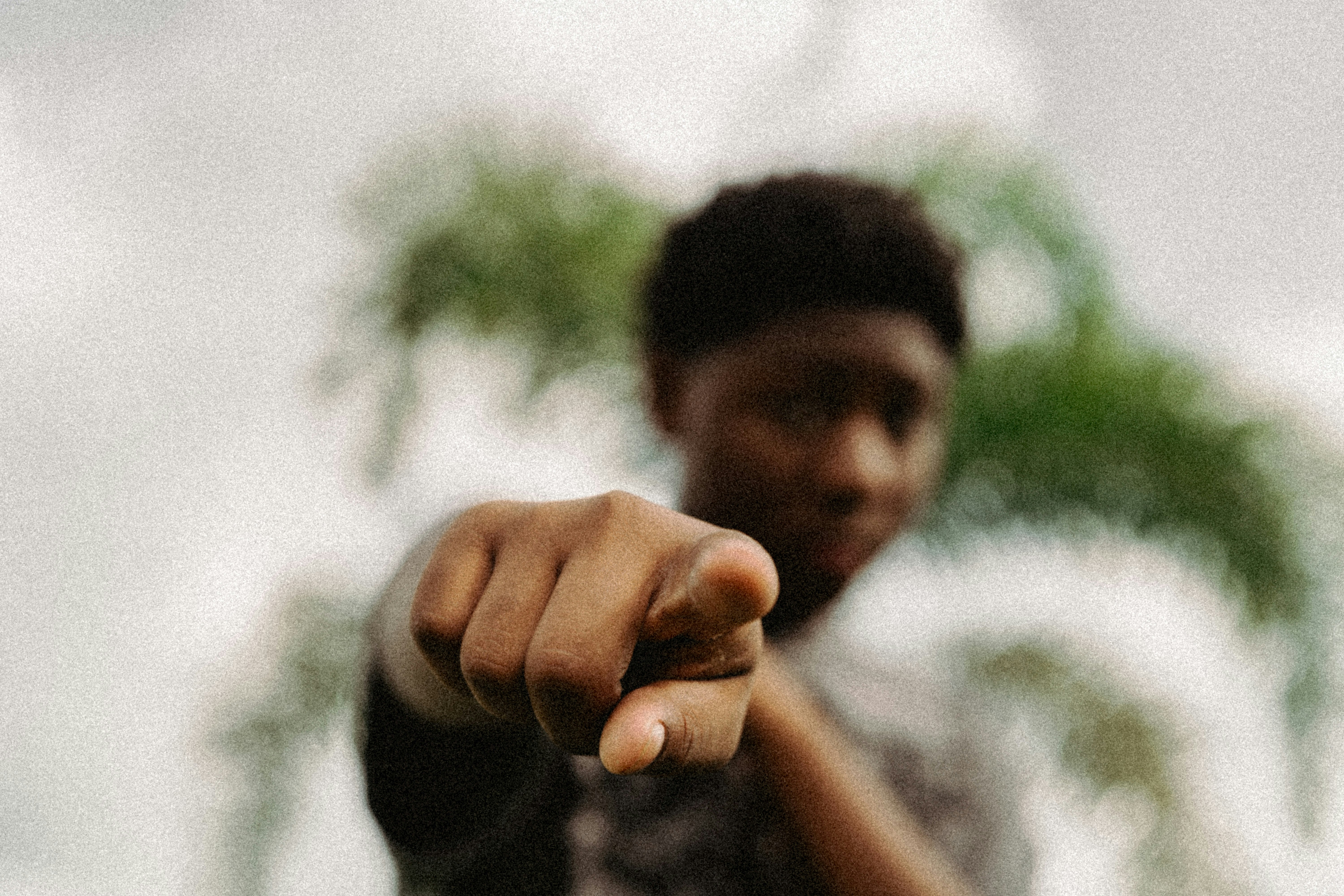 Fist Forward: A Blurred Gesture Reaching Out