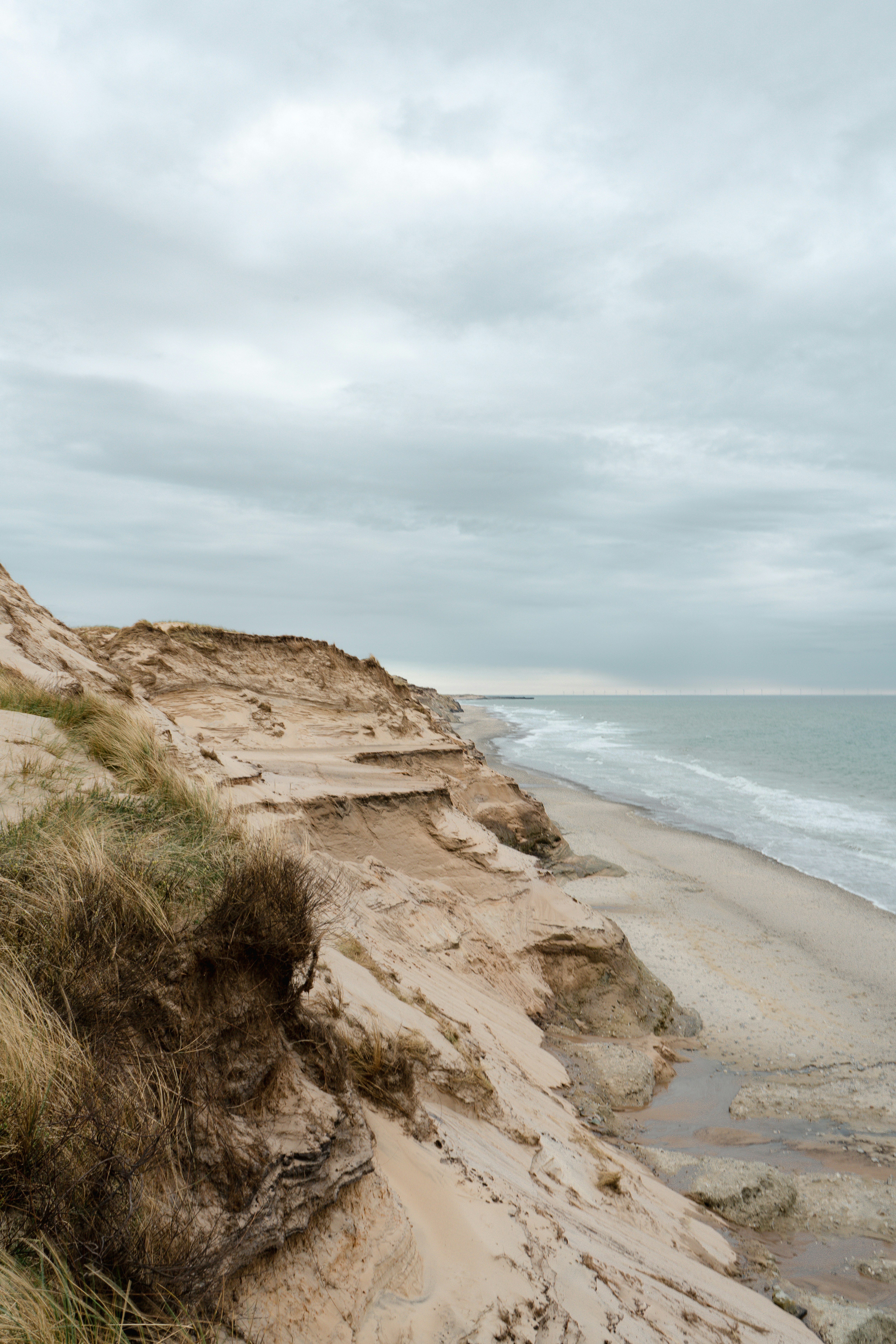 Rugged Cliffline and Silent Shoreline