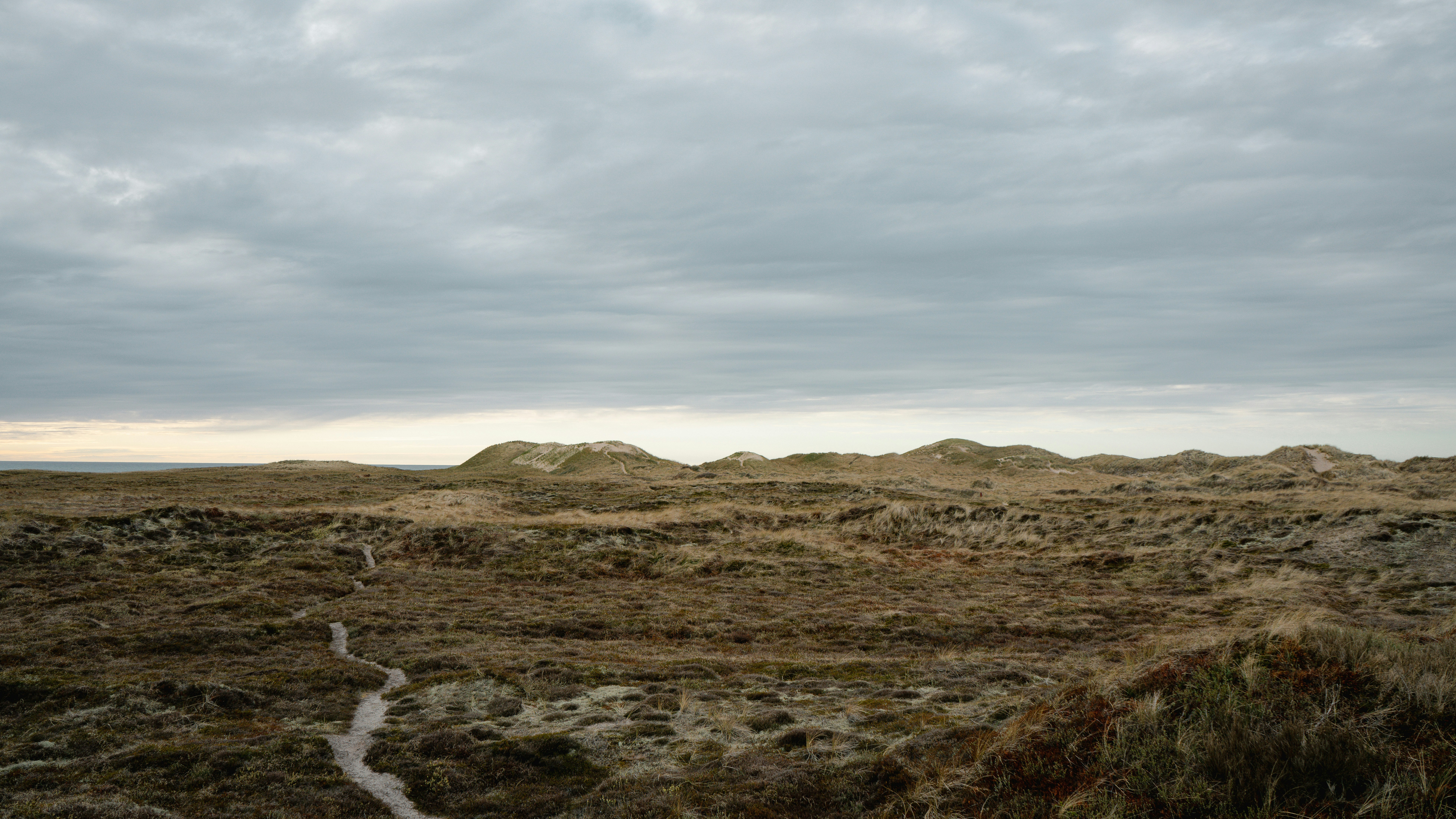 Horizon of Quiet Plains: A Distant Caldera of Dunes