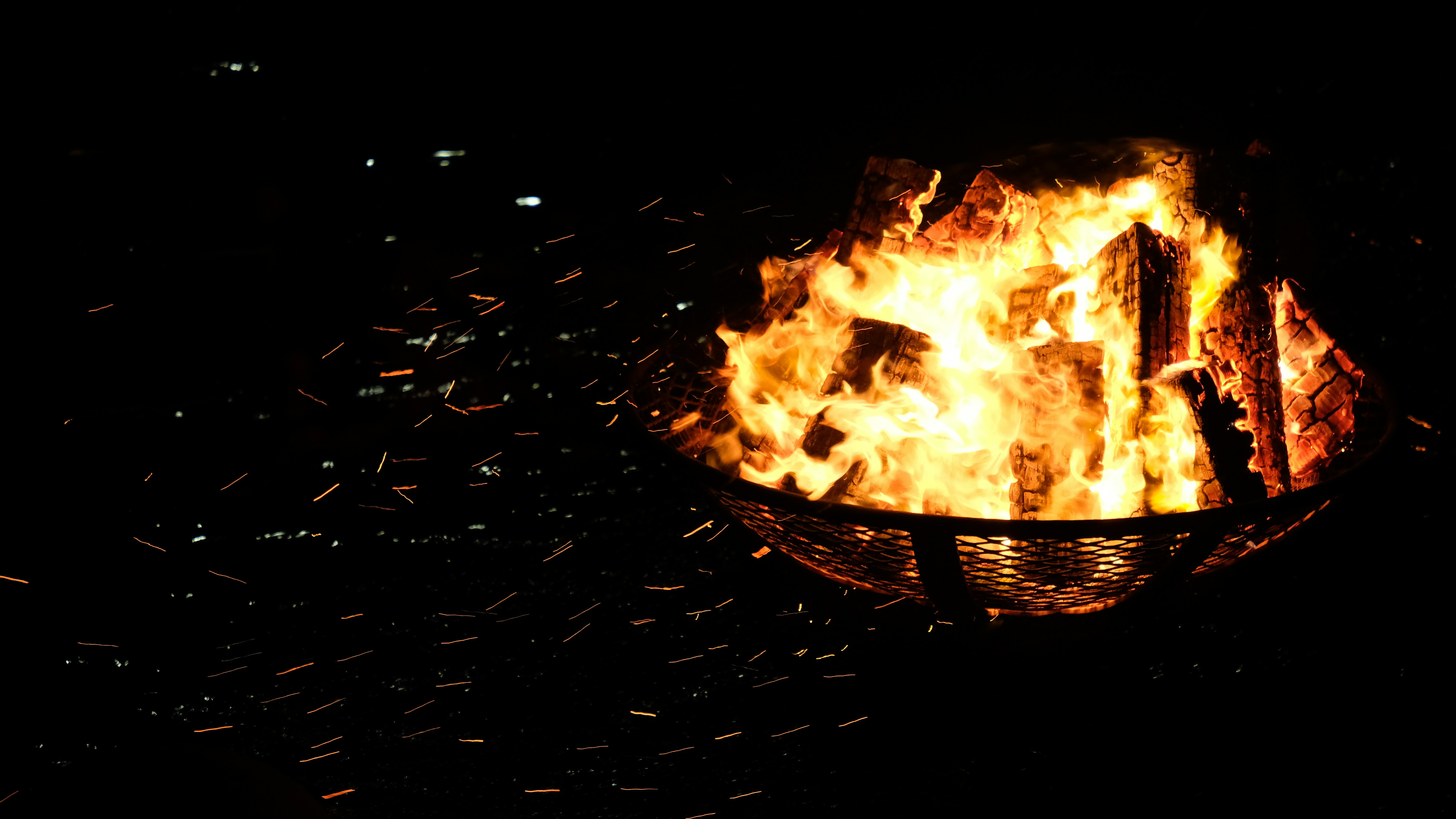 Ember Chorus: Fire Basket in the Dark