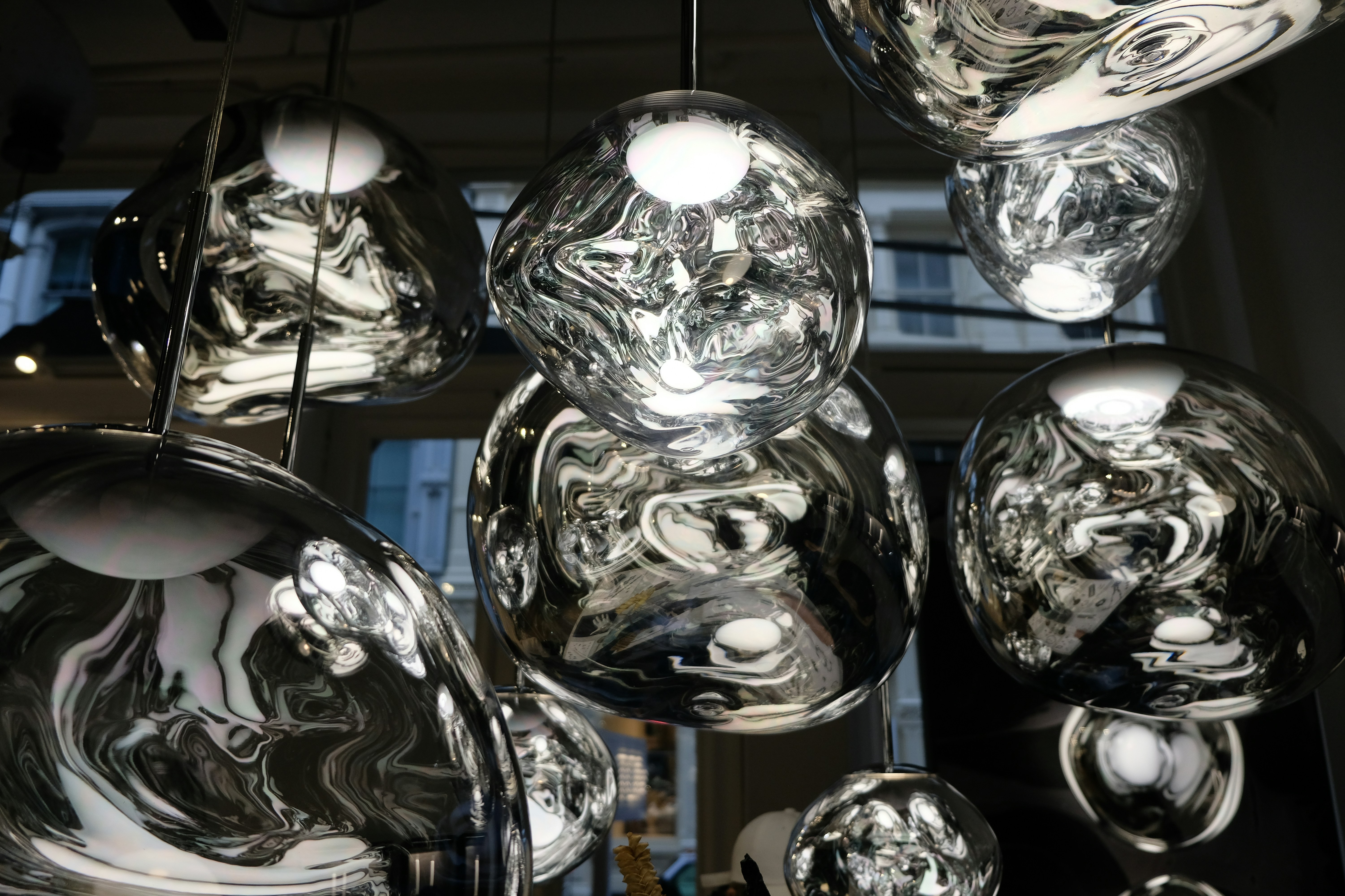 Mirror Orbs in Suspension