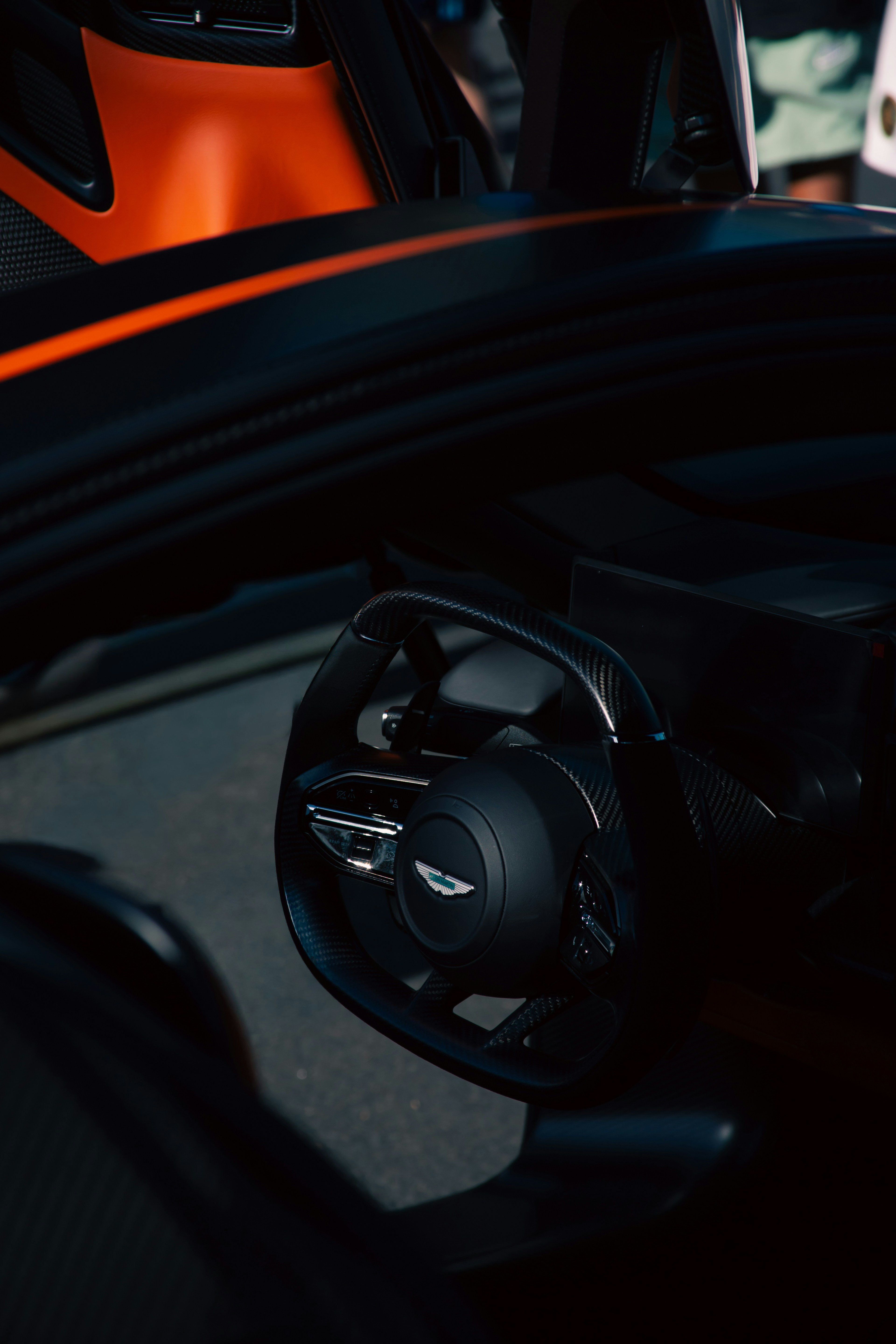 Steering at the Edge: Close-Up of a High-Performance Interior