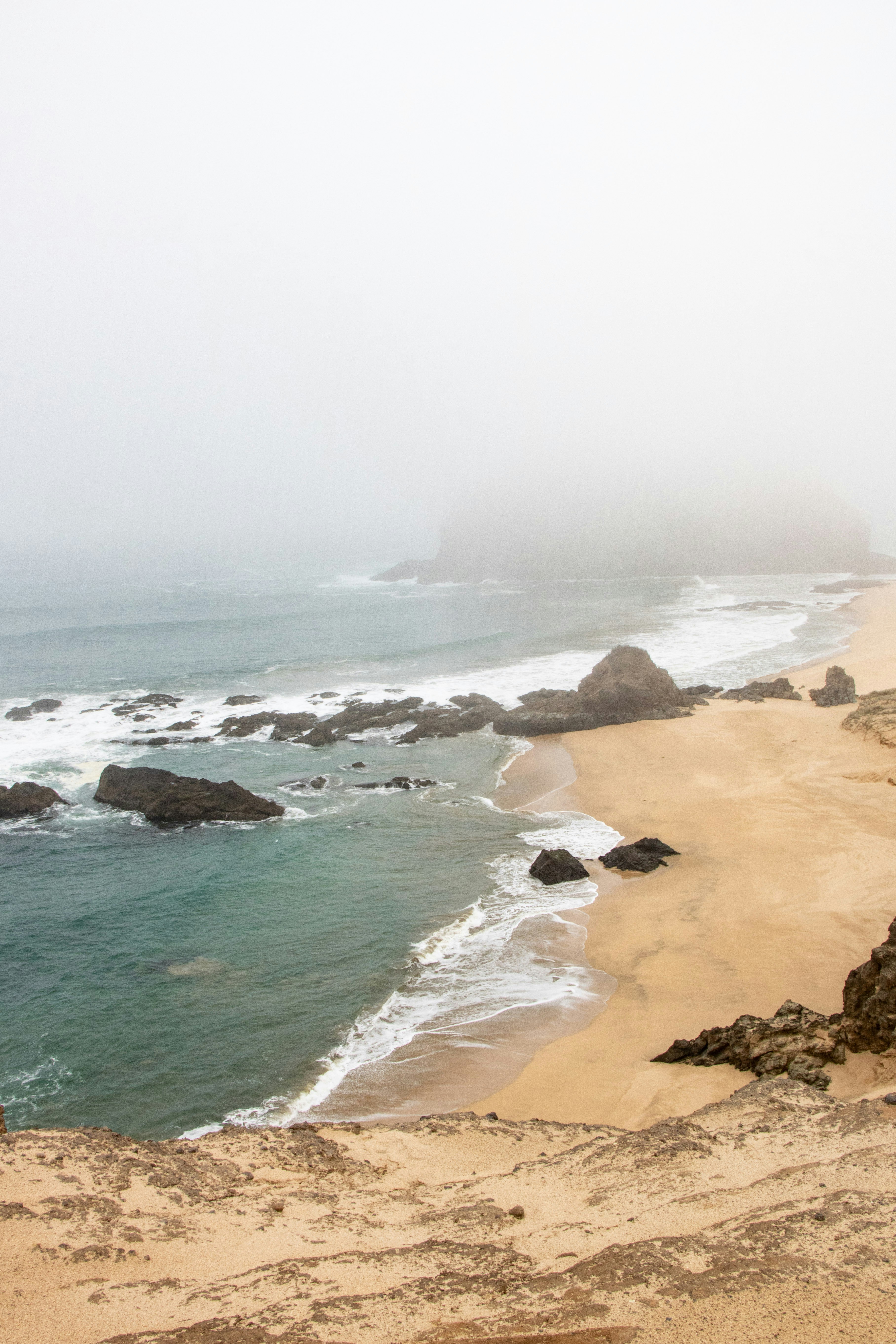 Mist over the Cove: A Quiet Coastal Edge