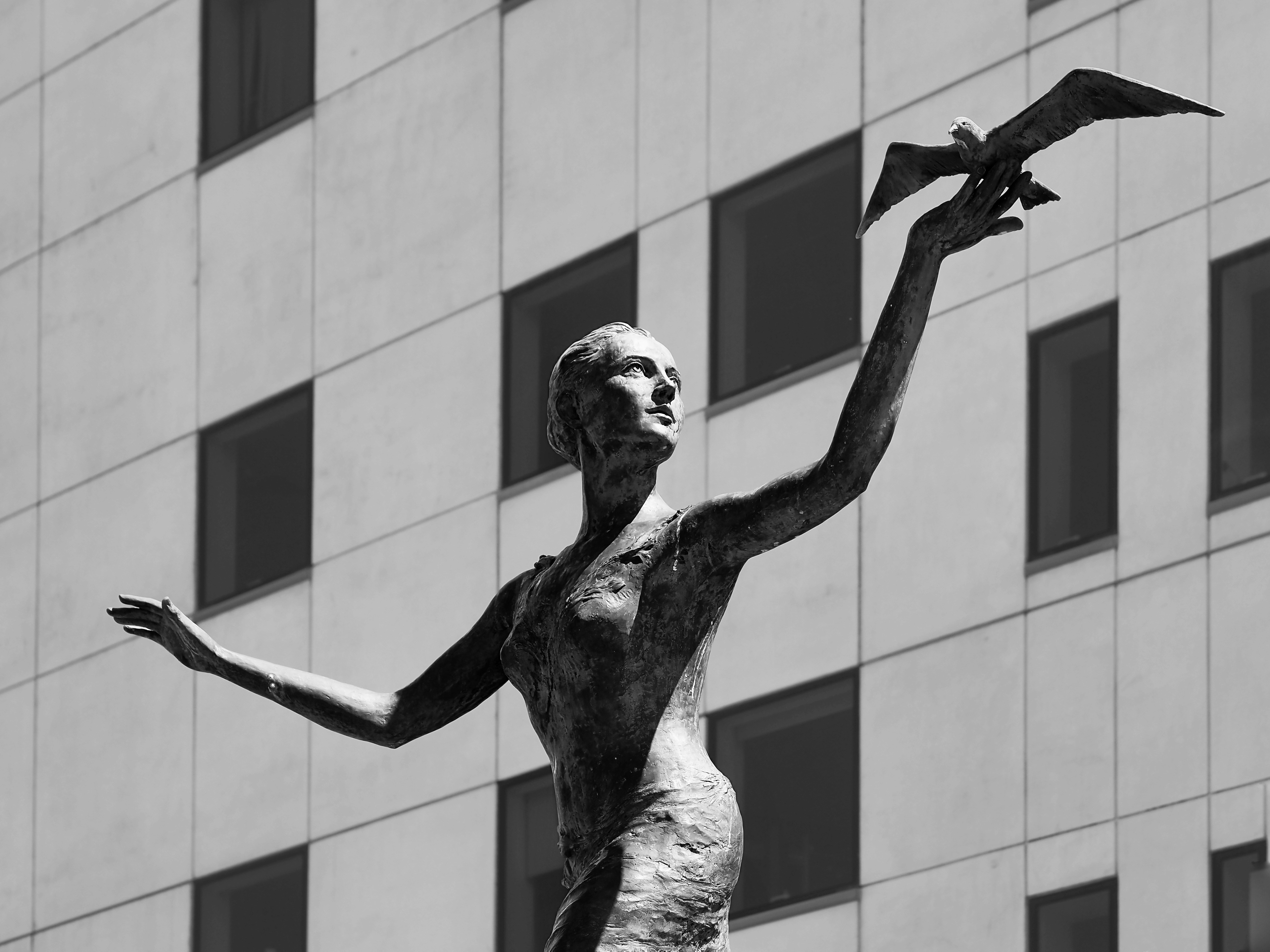 Dance of Flight: Monument Figure Reaching toward the Sky