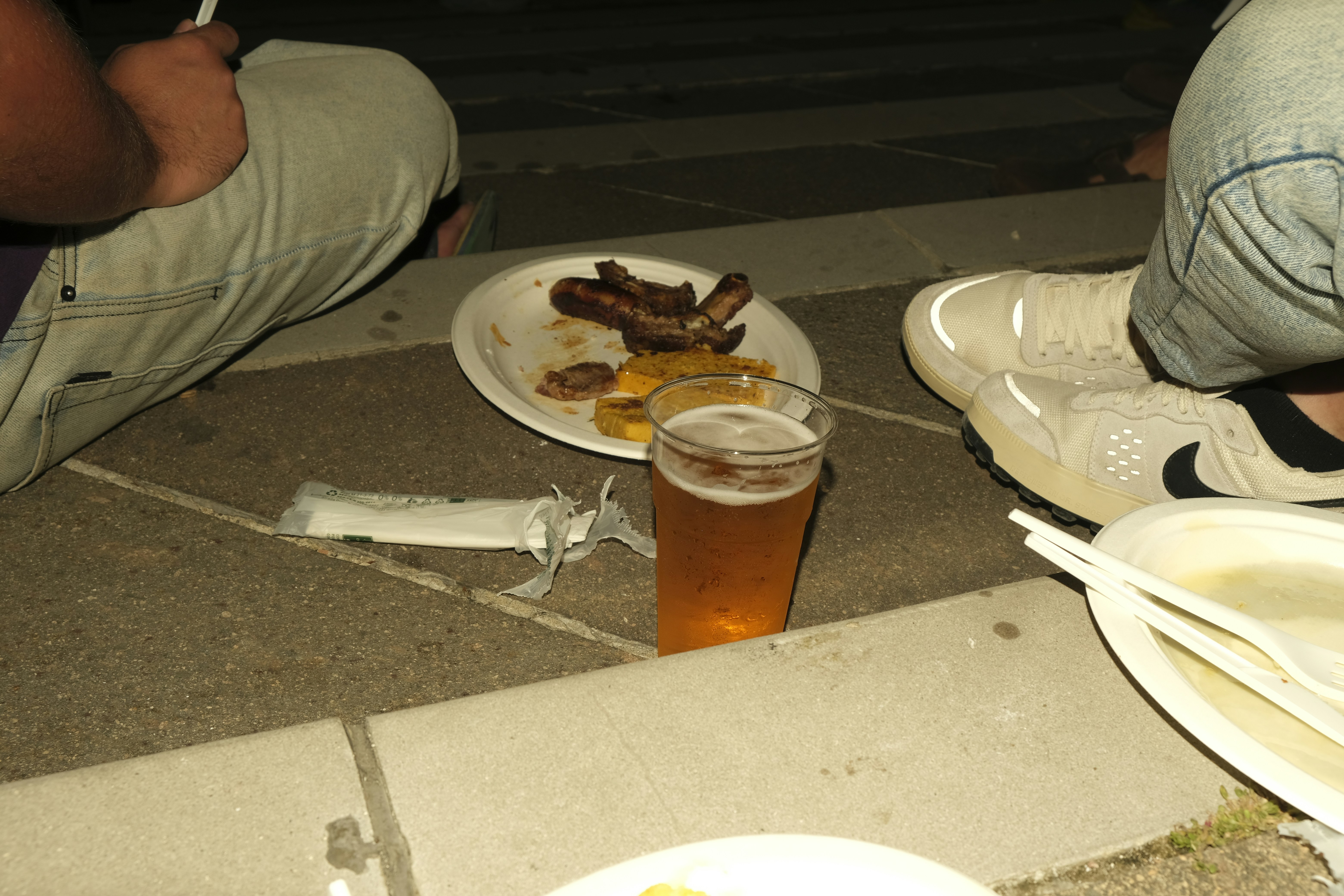 Midnight Snack on the Concrete: Field Office Picnic