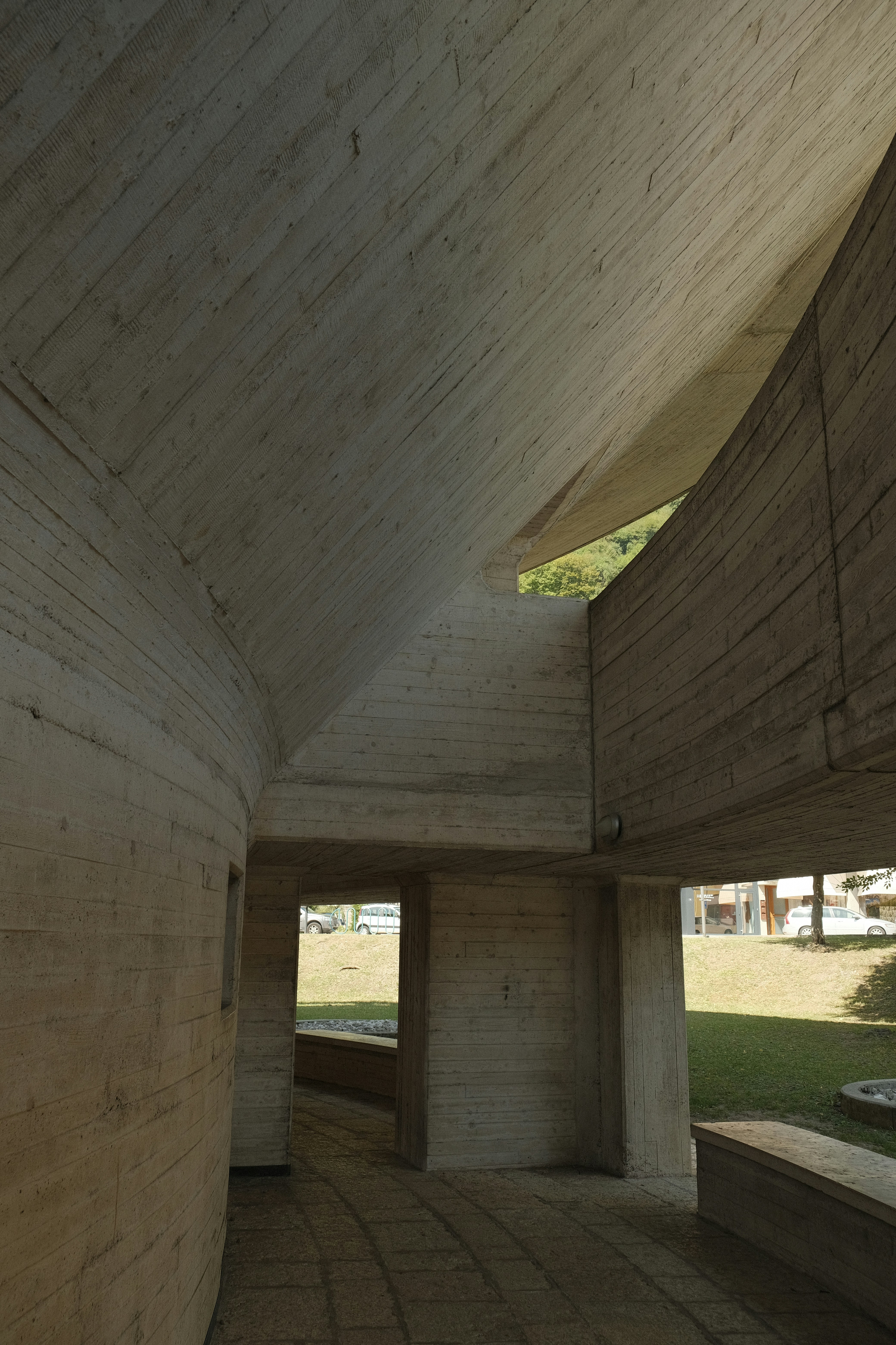 Concrete Archway: Light, Shadow and Geometry