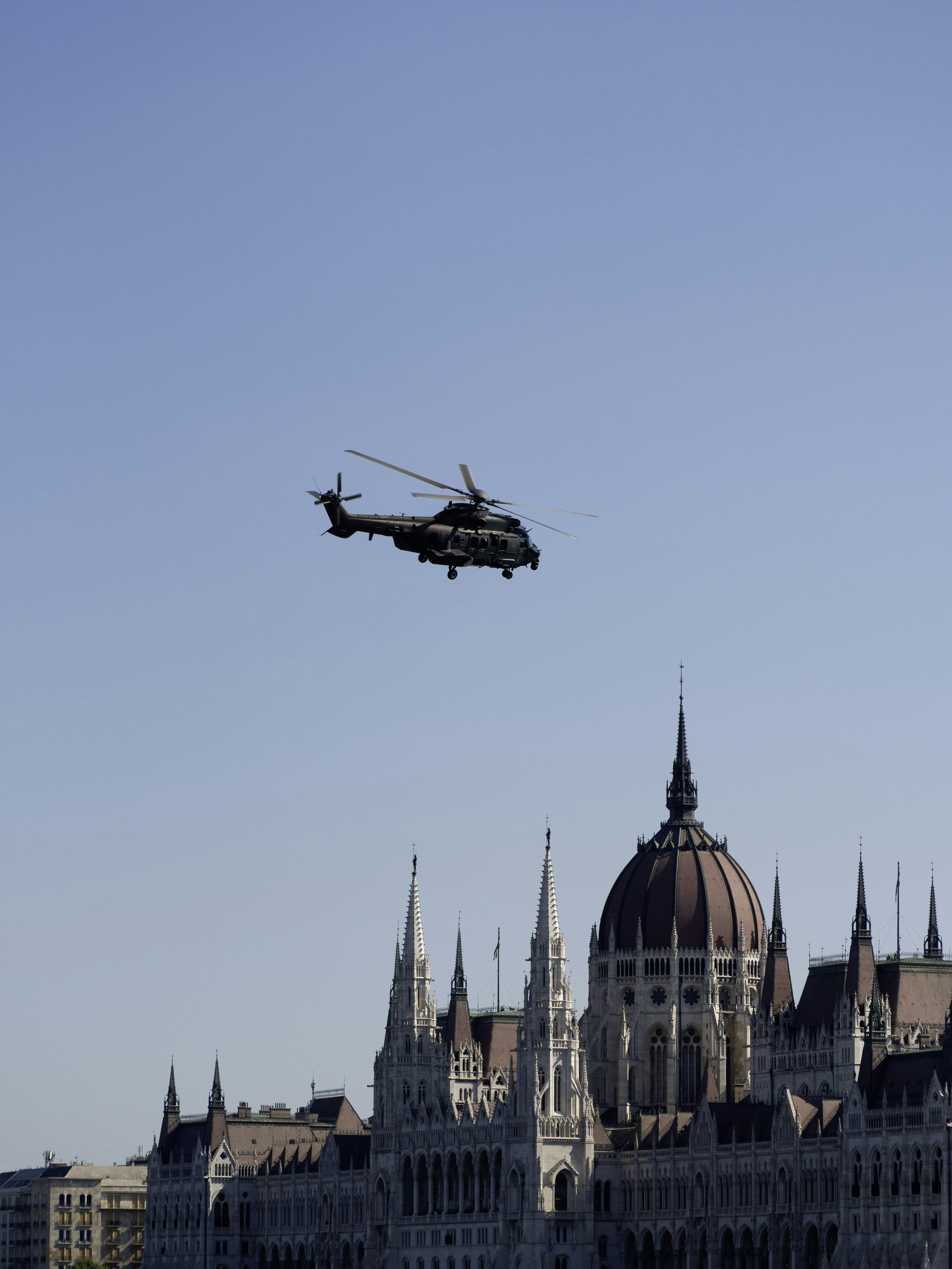 Mid-Air Sentinel over the Parliament