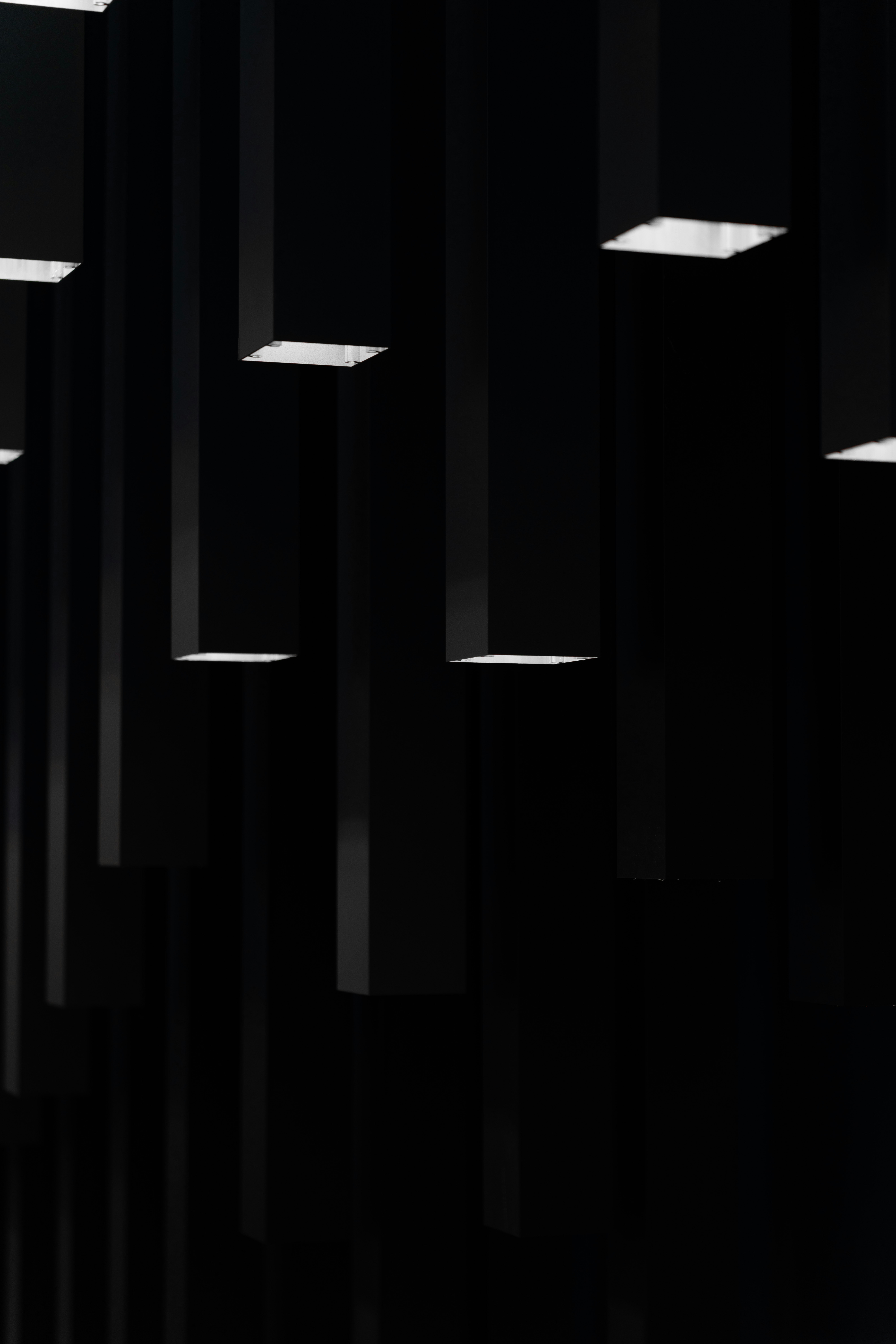 Midnight Monoliths: A Rhythm of Vertical Shadows
