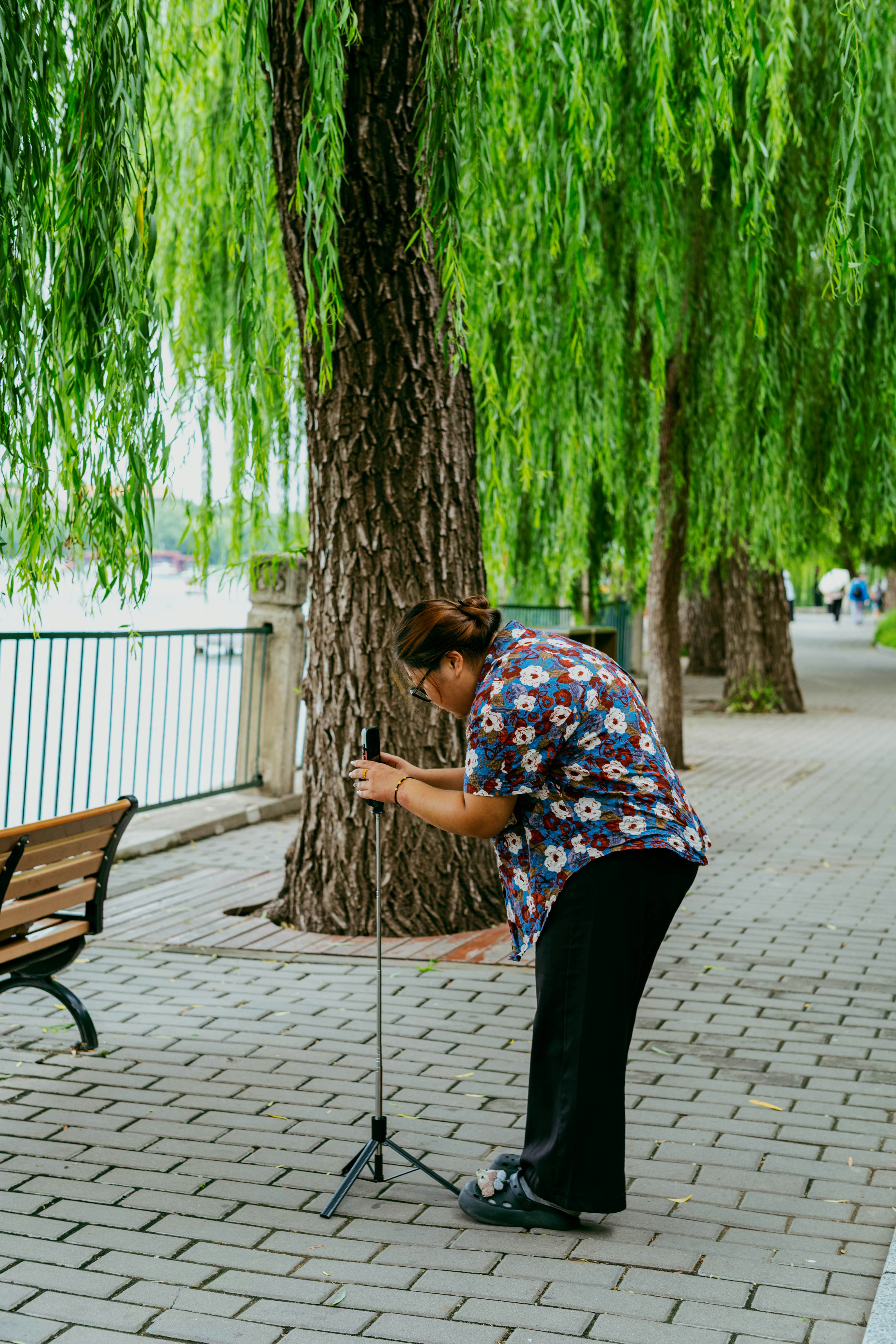 The Closer Look: Street Portrait Setup by the Willow