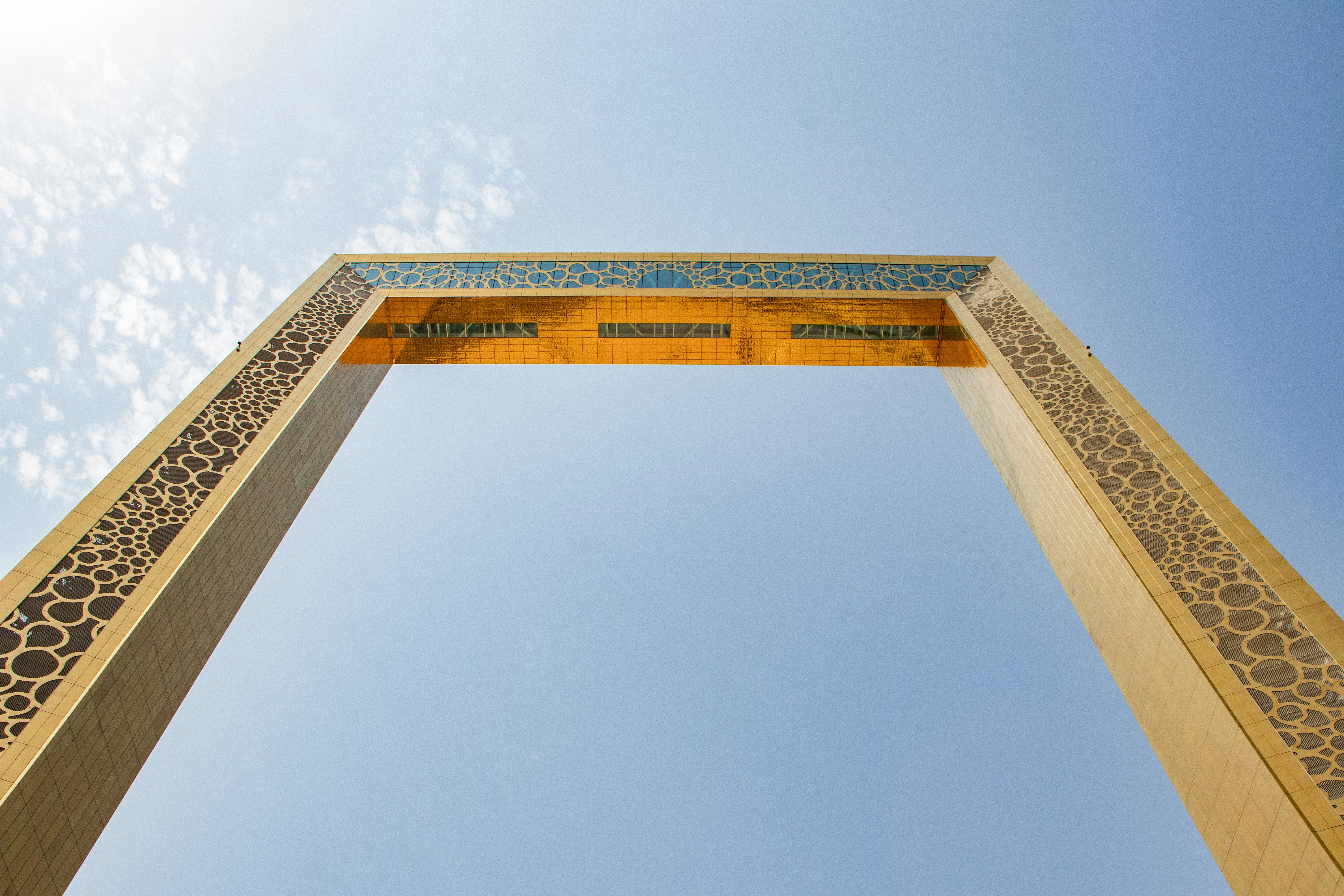 Echoing Arch Above a Clear Sky