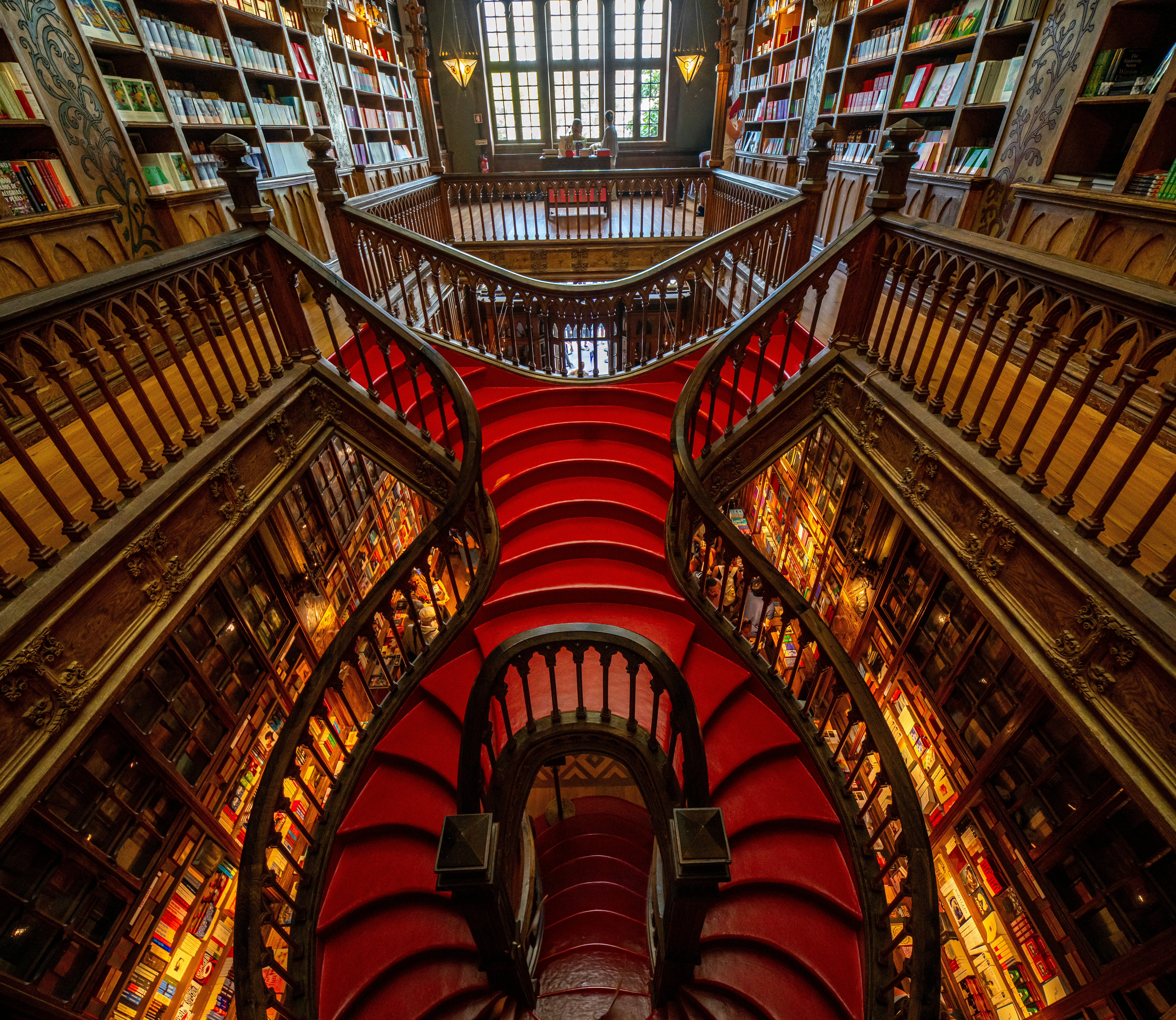 Crimson Spiral: A Library's Grand Descent
