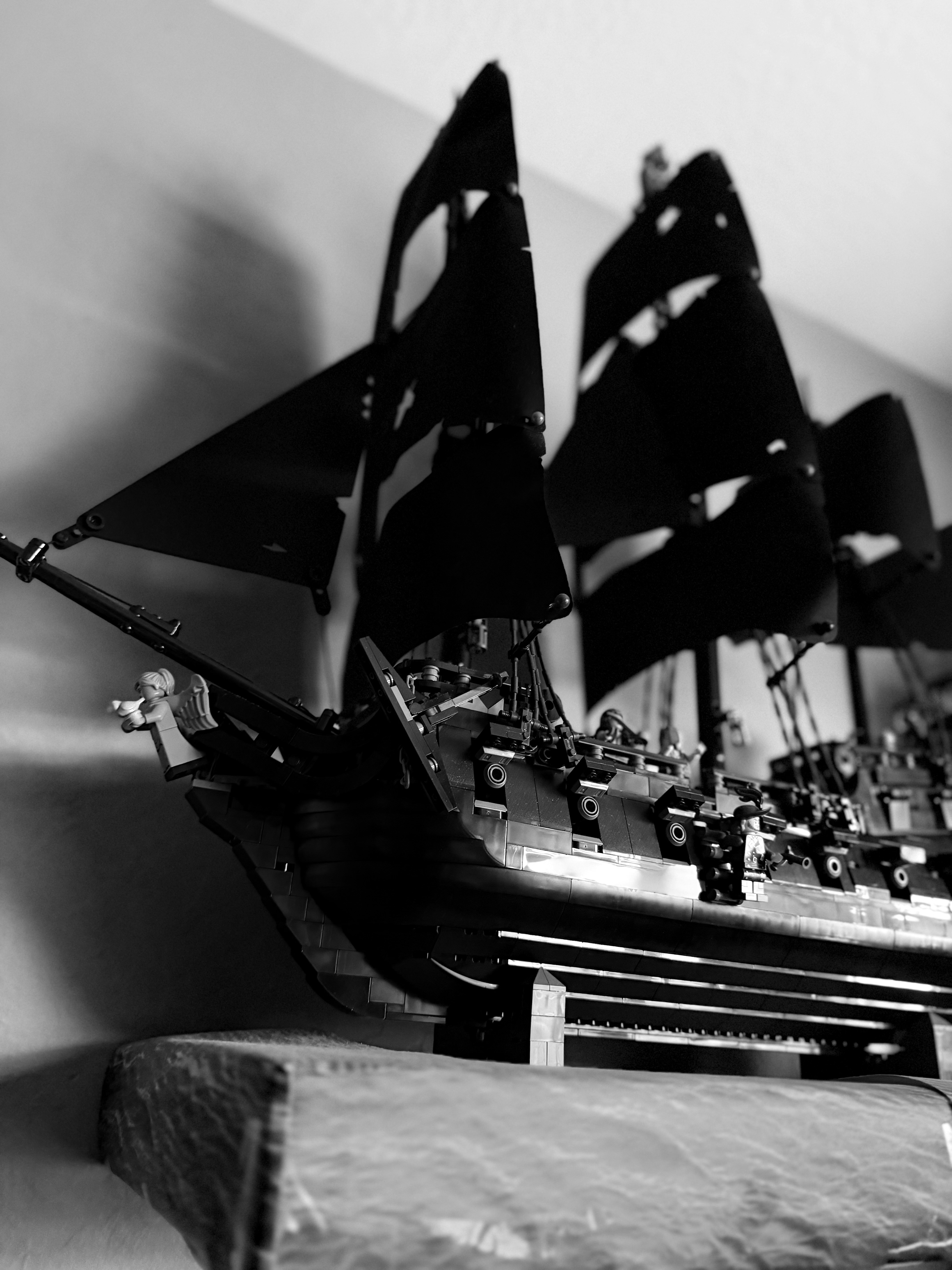 Sailing through time: a model ship carved in memory