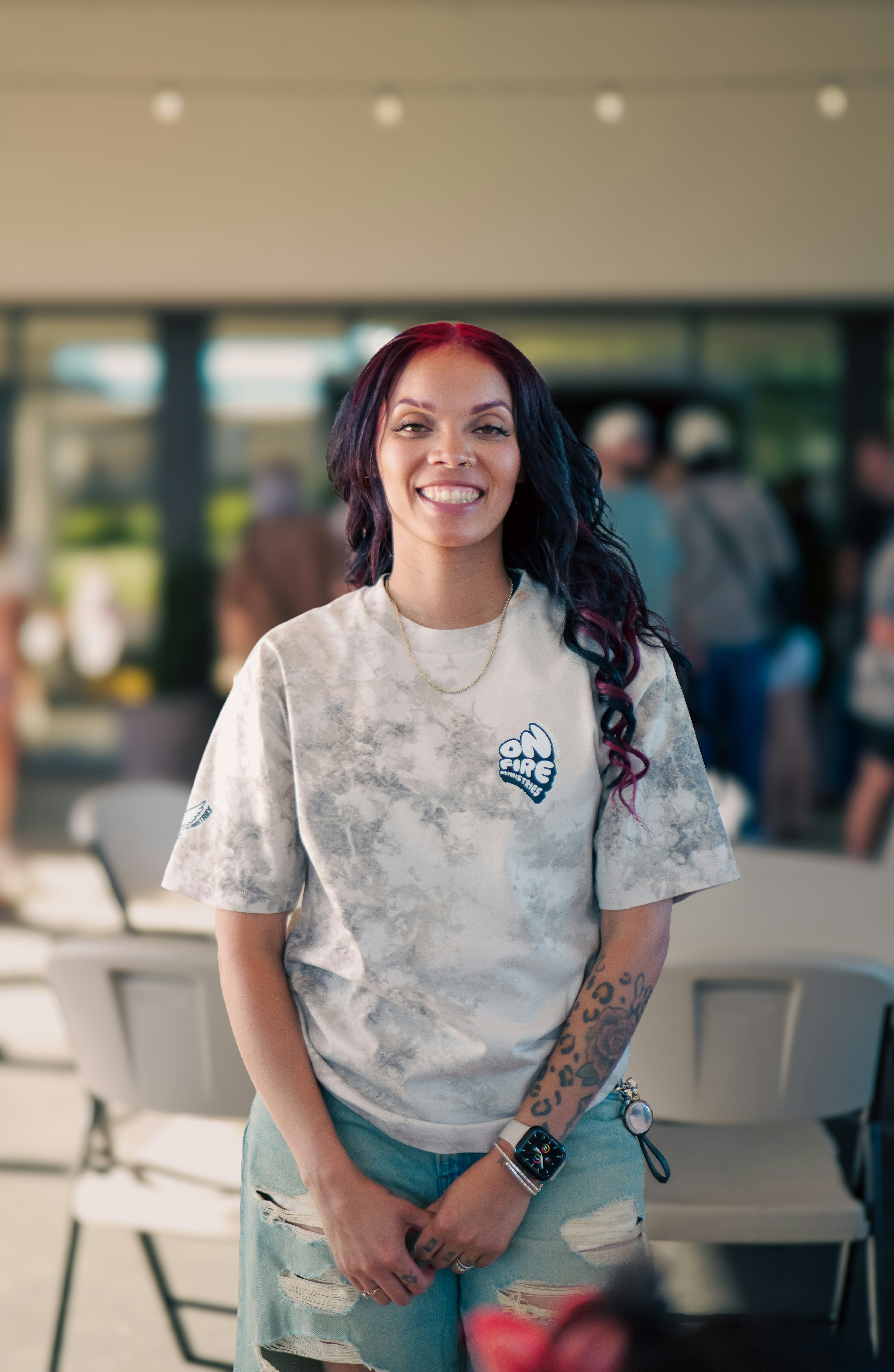 Smiling Portrait at a Casual Event