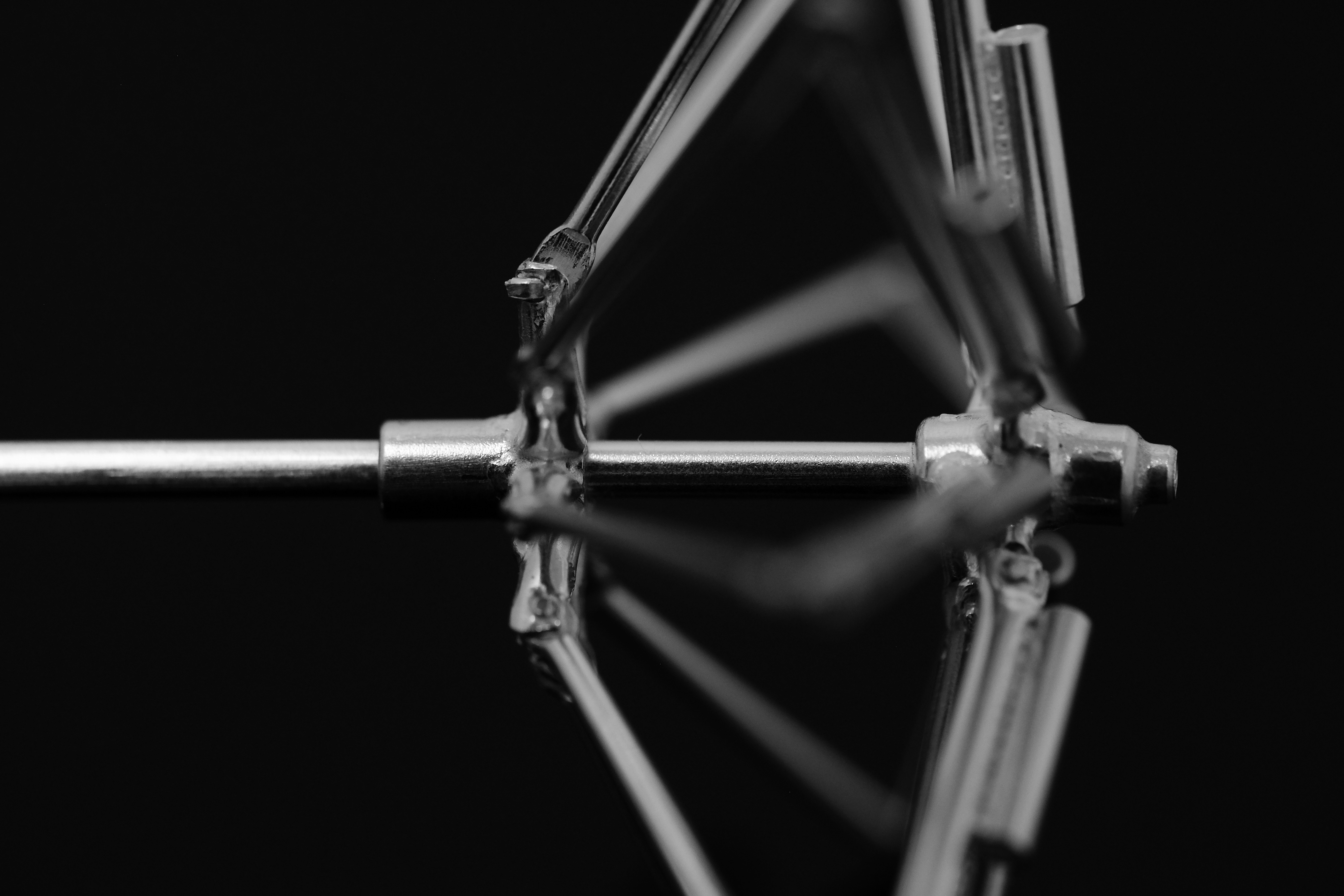 The Tight Frame: A Wheel of Glass in Macro Black
