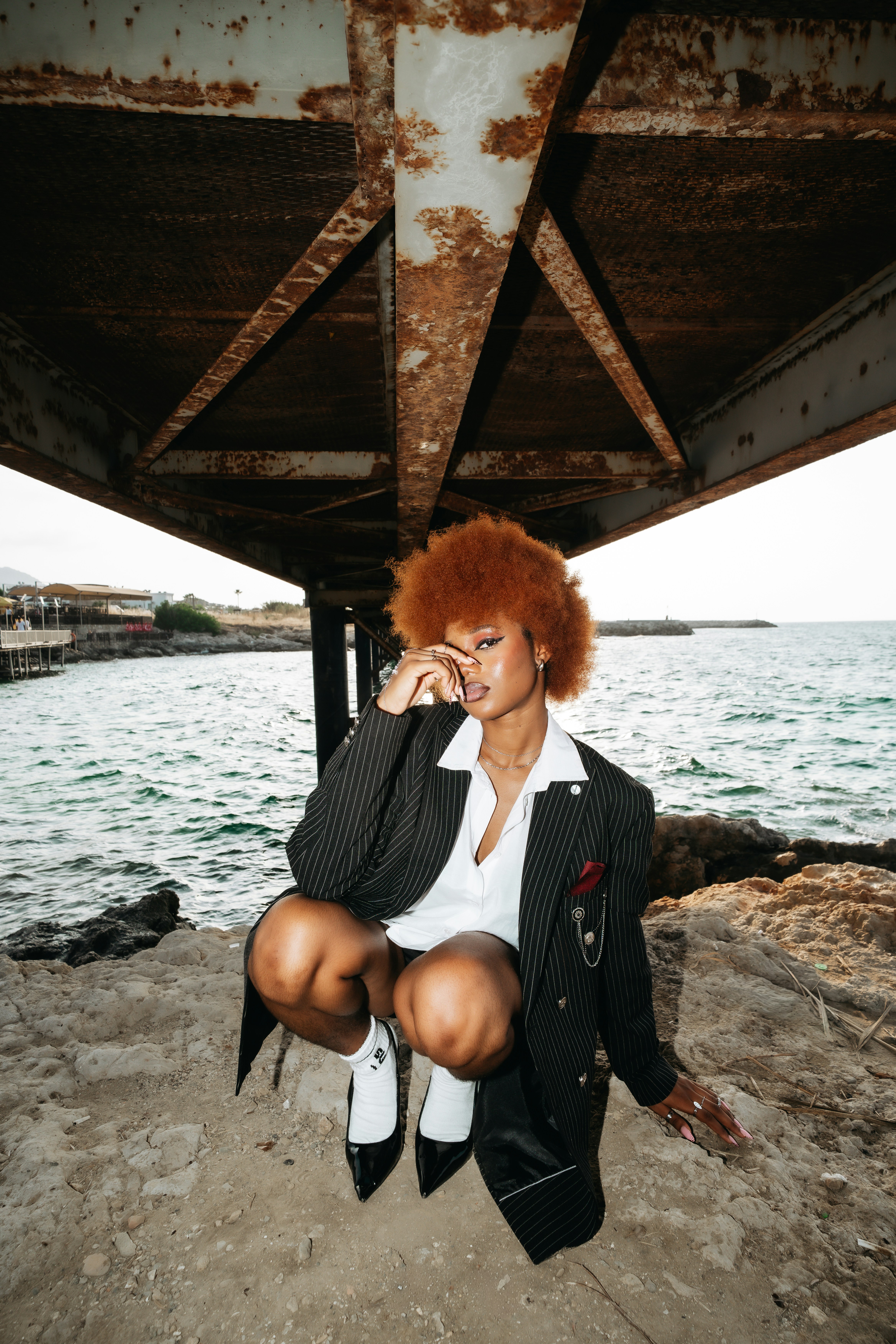 Coastal Portrait in the Rust-Under Hangar