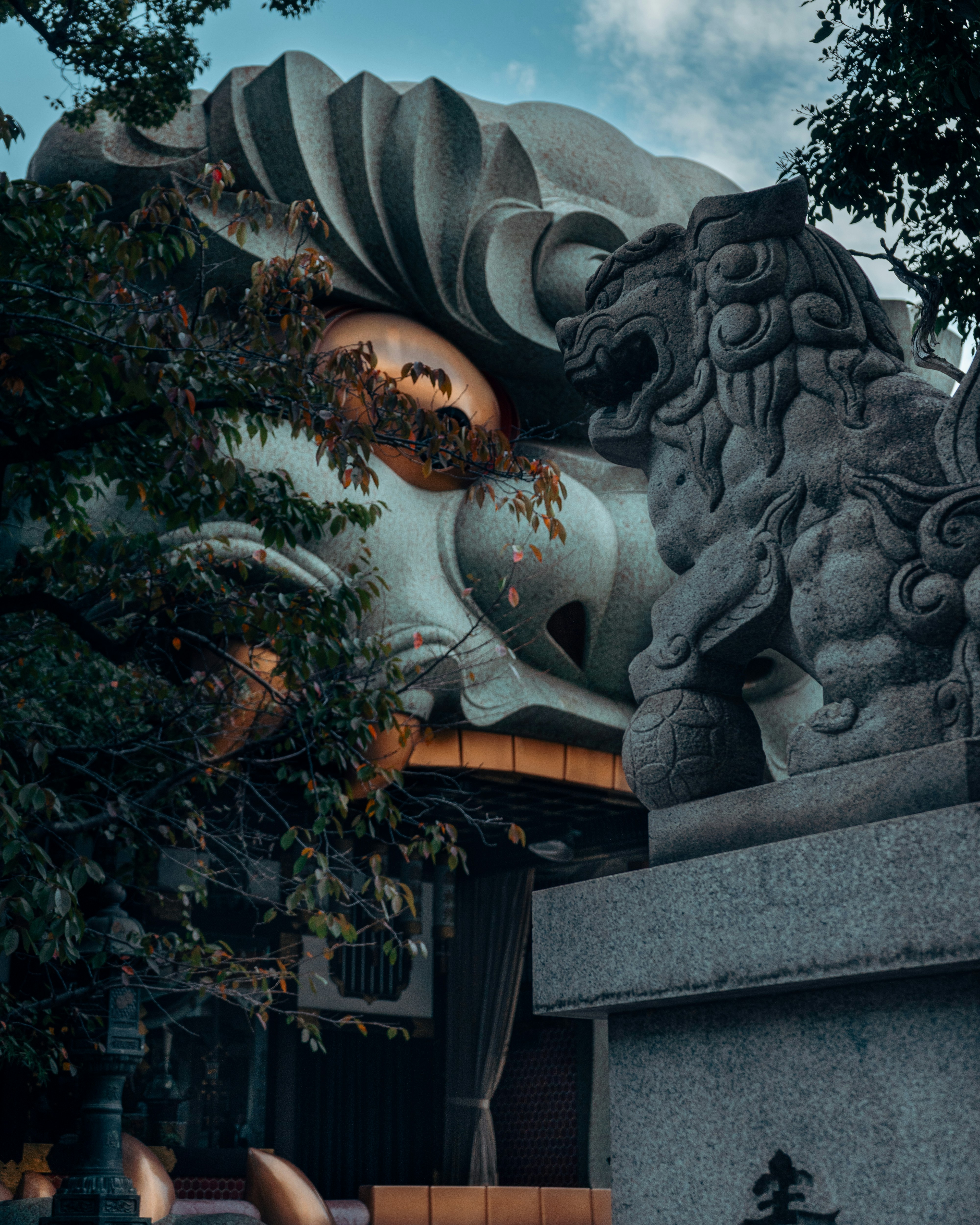 Dragon Gate Beneath the Golden Veil