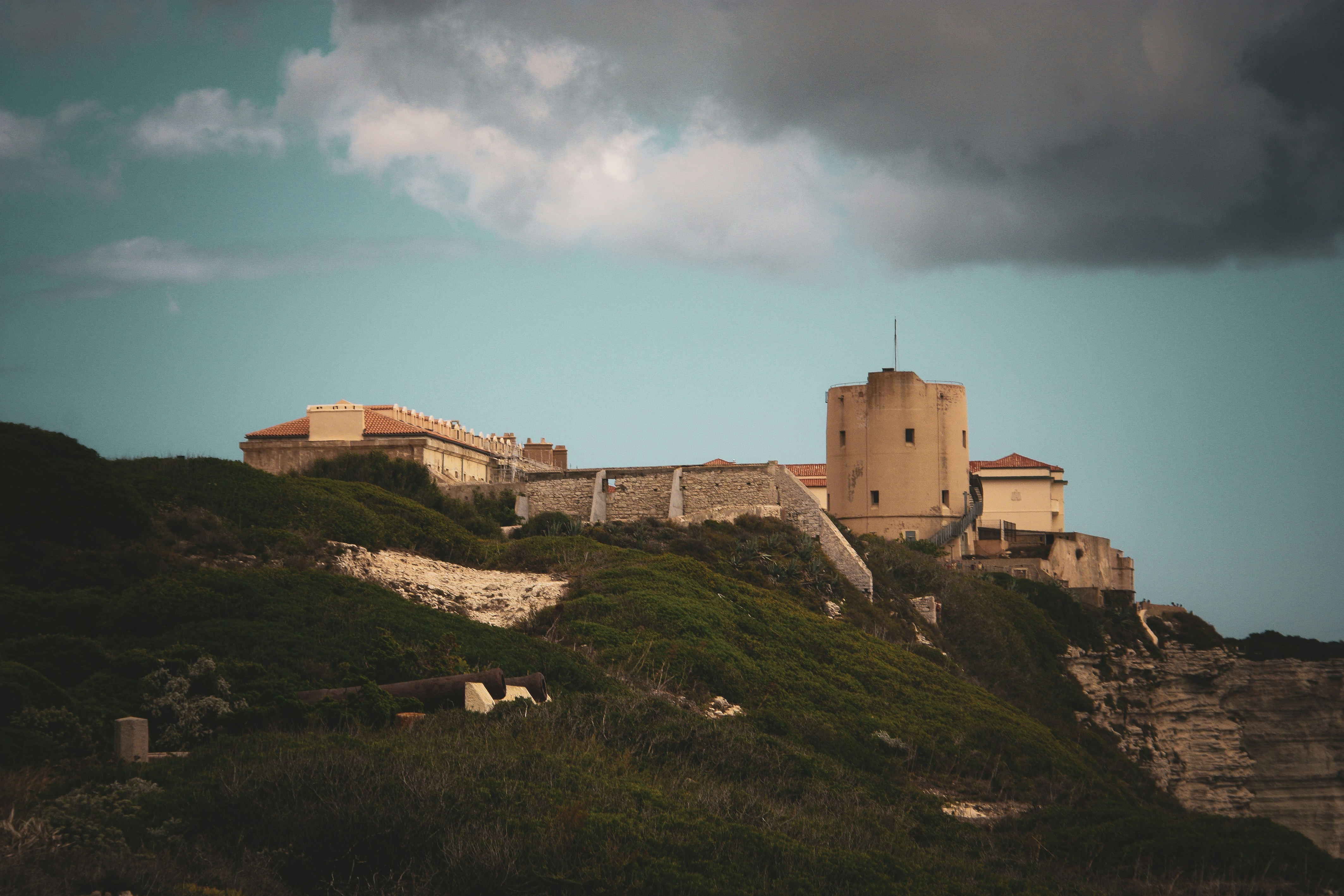 Fortress on the Cliff: A Quiet Coastal Stronghold Overlooking the Sea