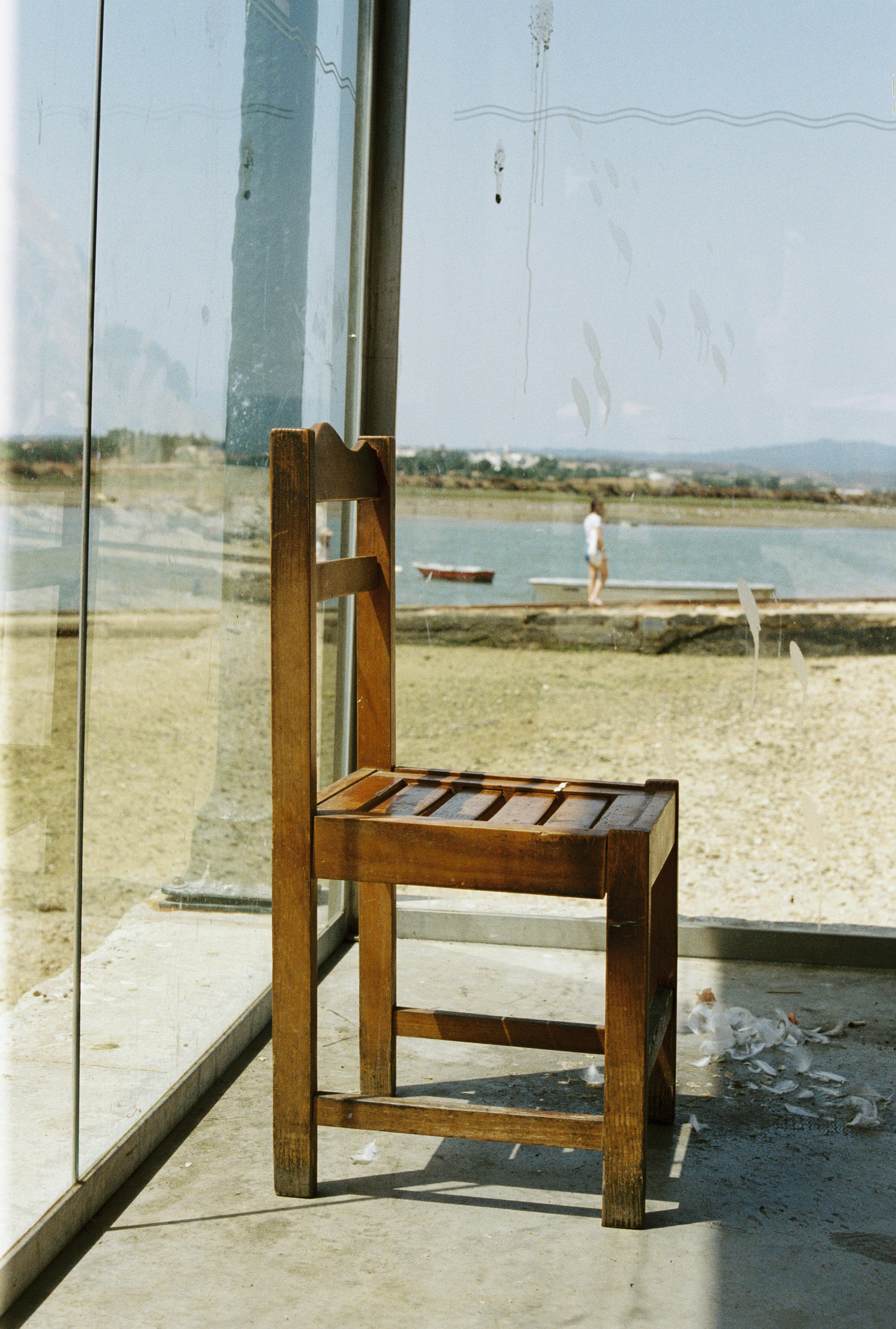 Solitary Chair by the Glass Field