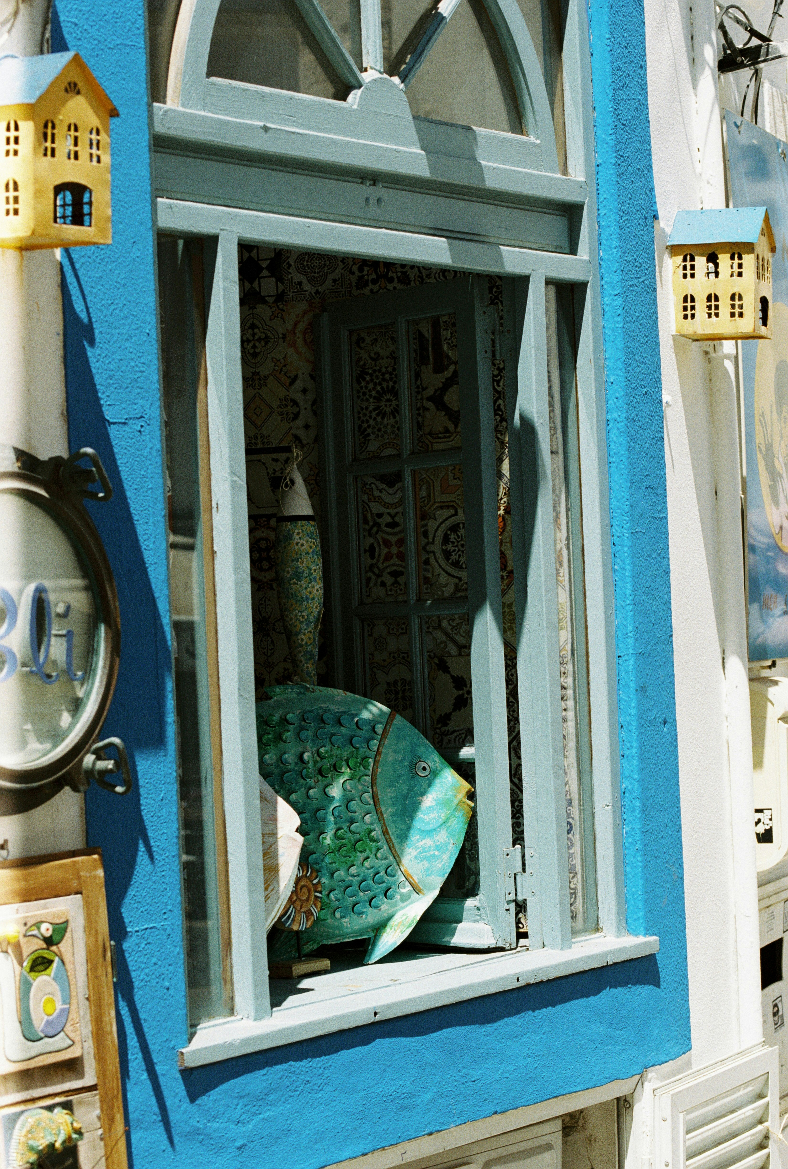 Cerulean Window of a Sea-Tone Shop