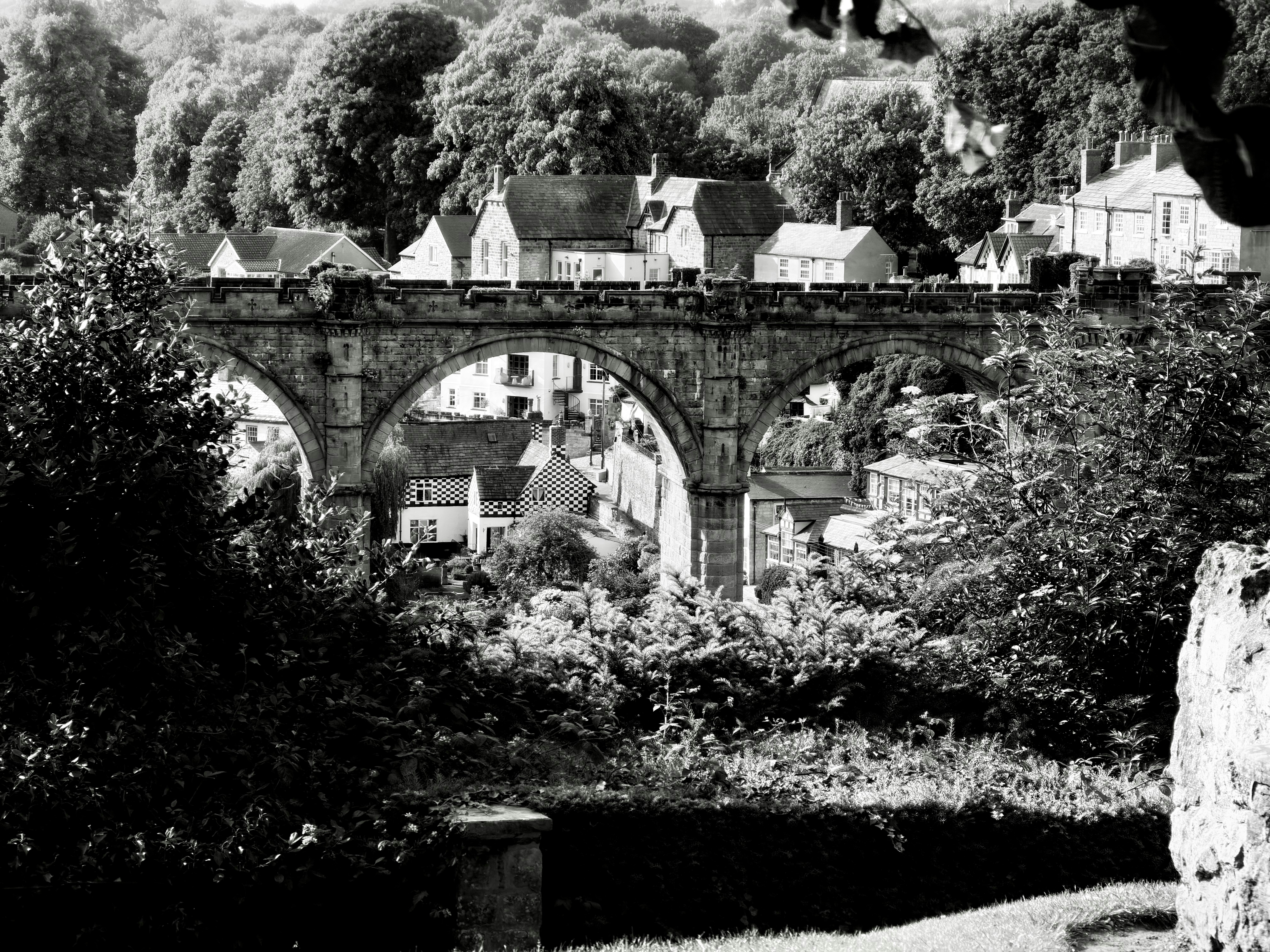 Stone Crossing: A Historic Viaduct Framed by Village Quiet
