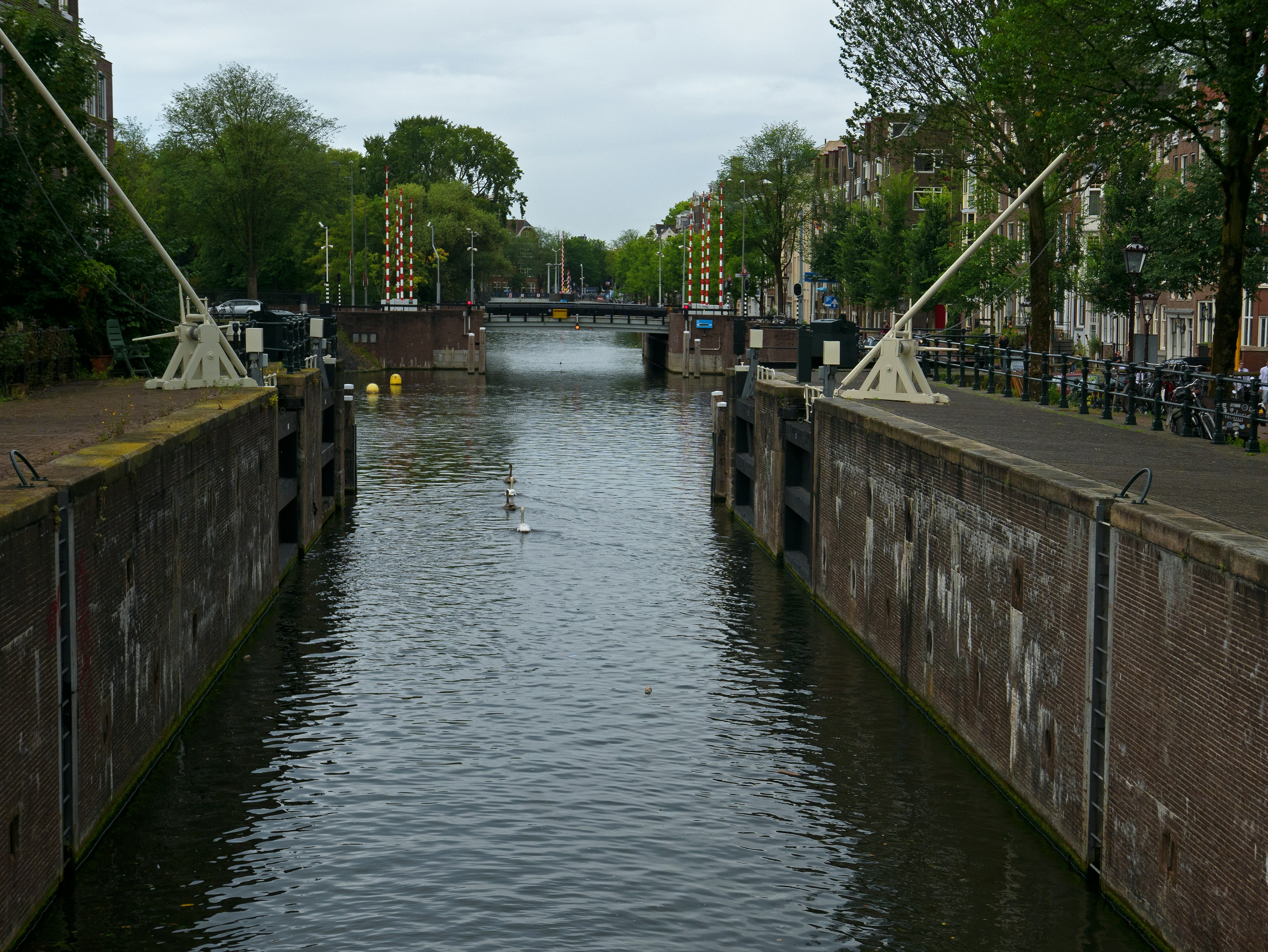 Bridge over the Quiet Canal: A Dutch Lockscape