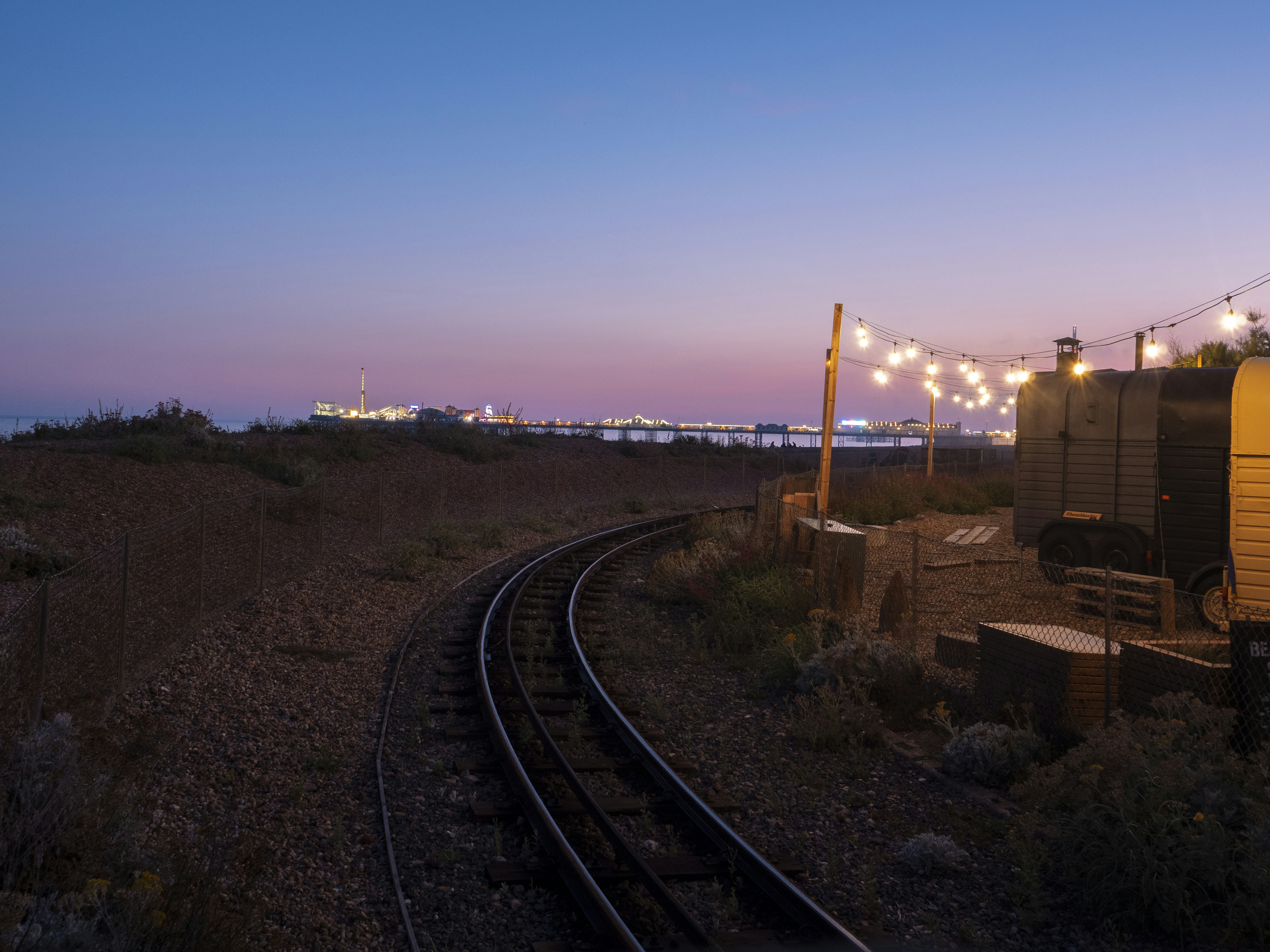 Twilight Tracks to a Distant Glimmer