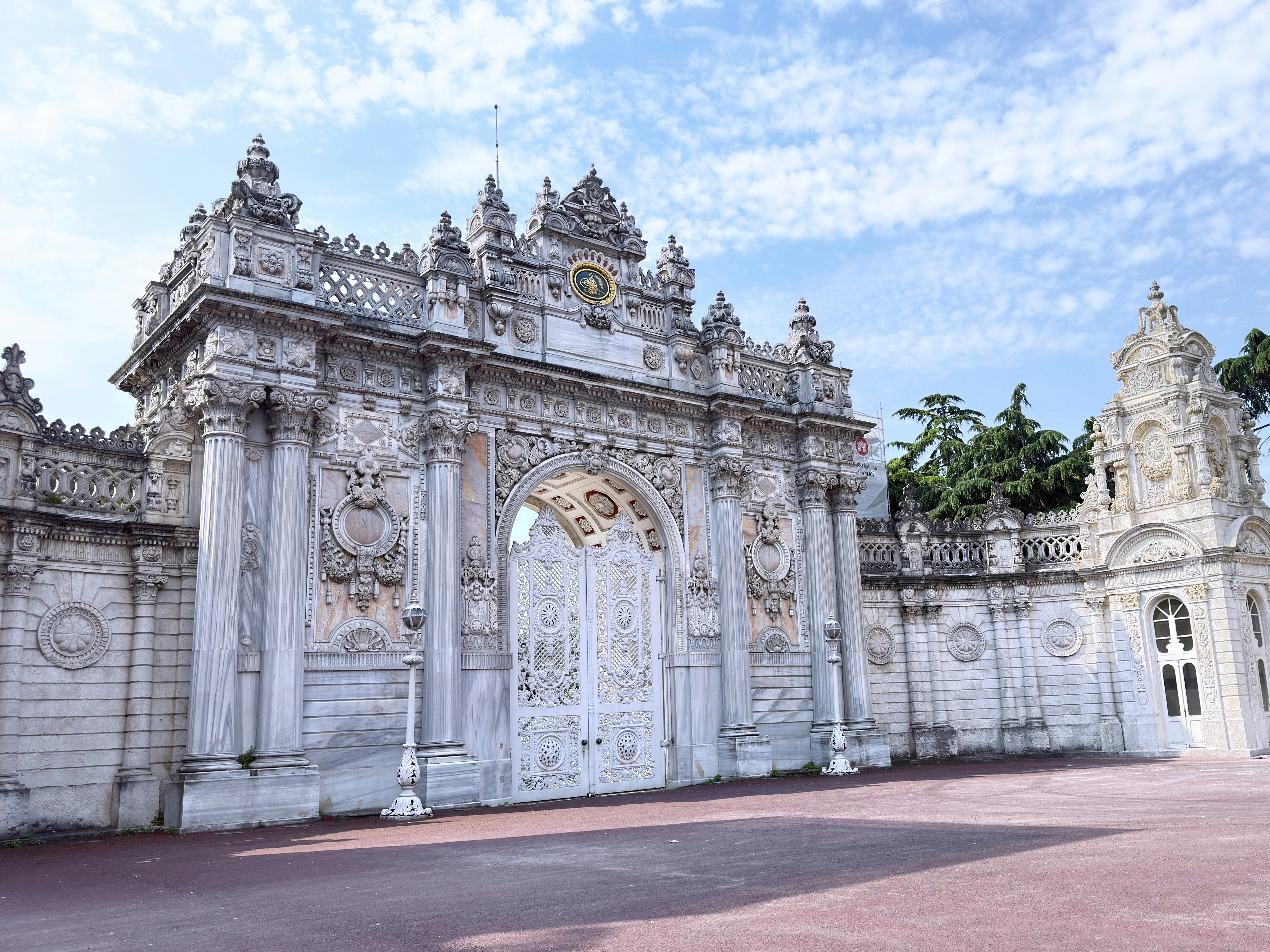 Ornate Portal of Marble Guardians