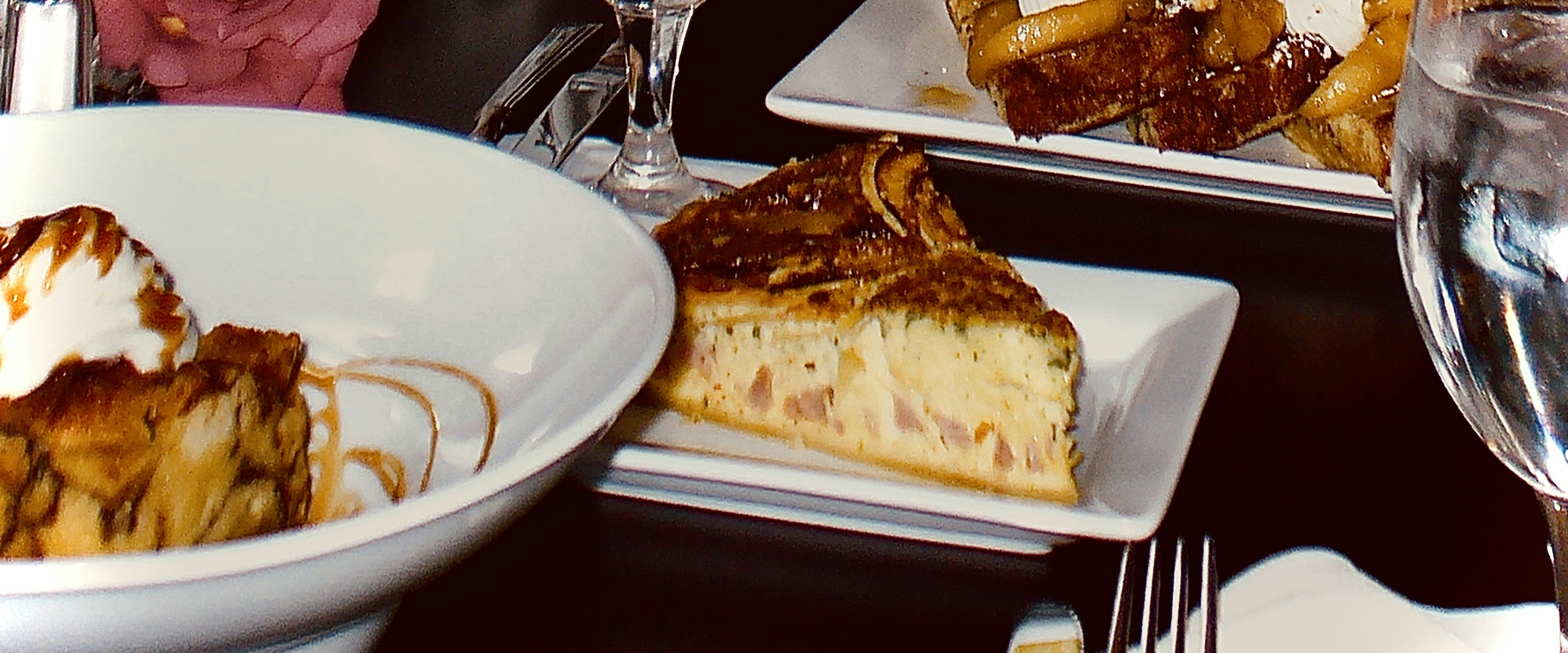 Slice of Sweet Dusk: Cheesecake Beneath a Glaze