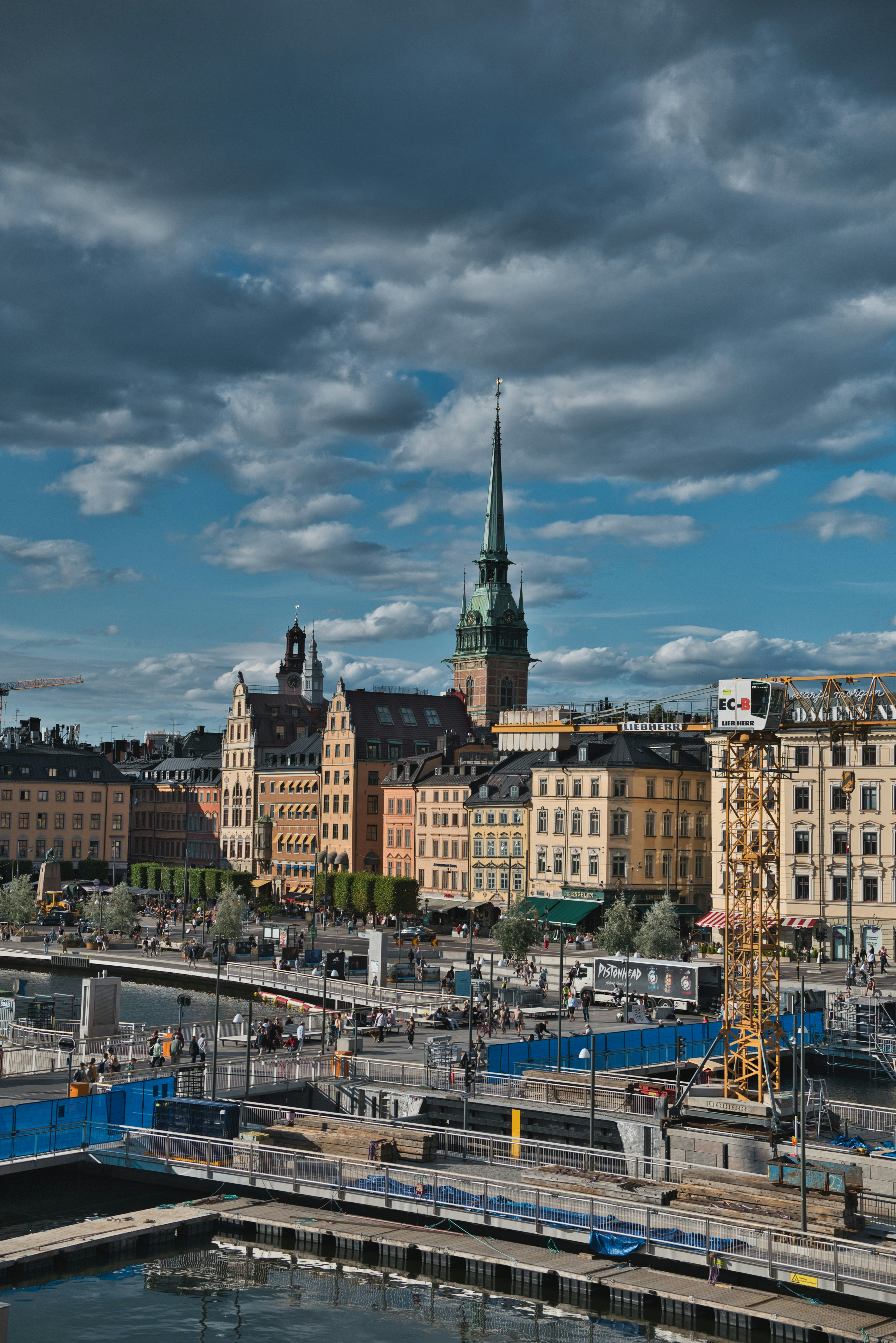 Harbor of Copenhagen: A Historic Skyline under a Skyscape