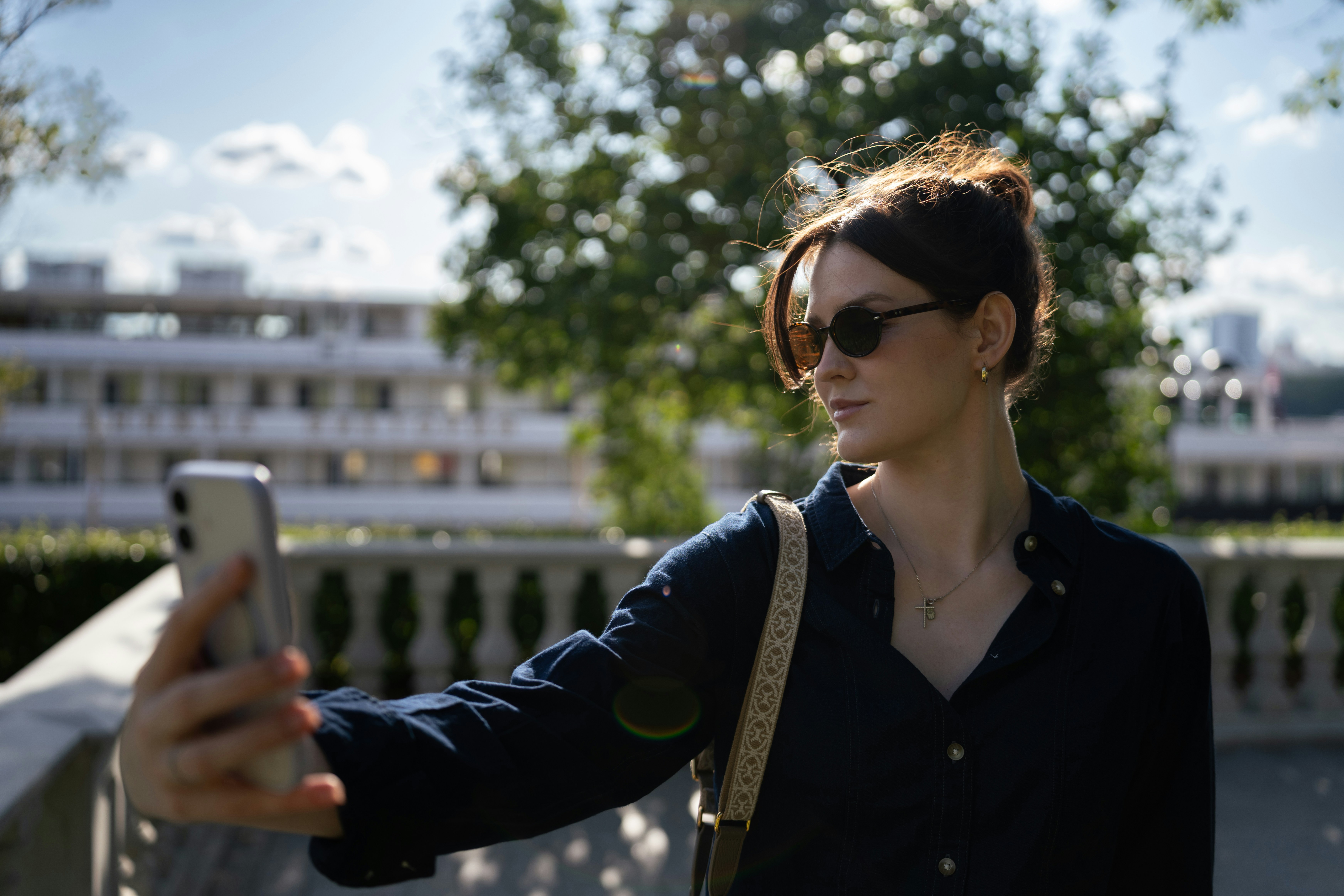 Selfie in the City: A portrait in shade and sunlight
