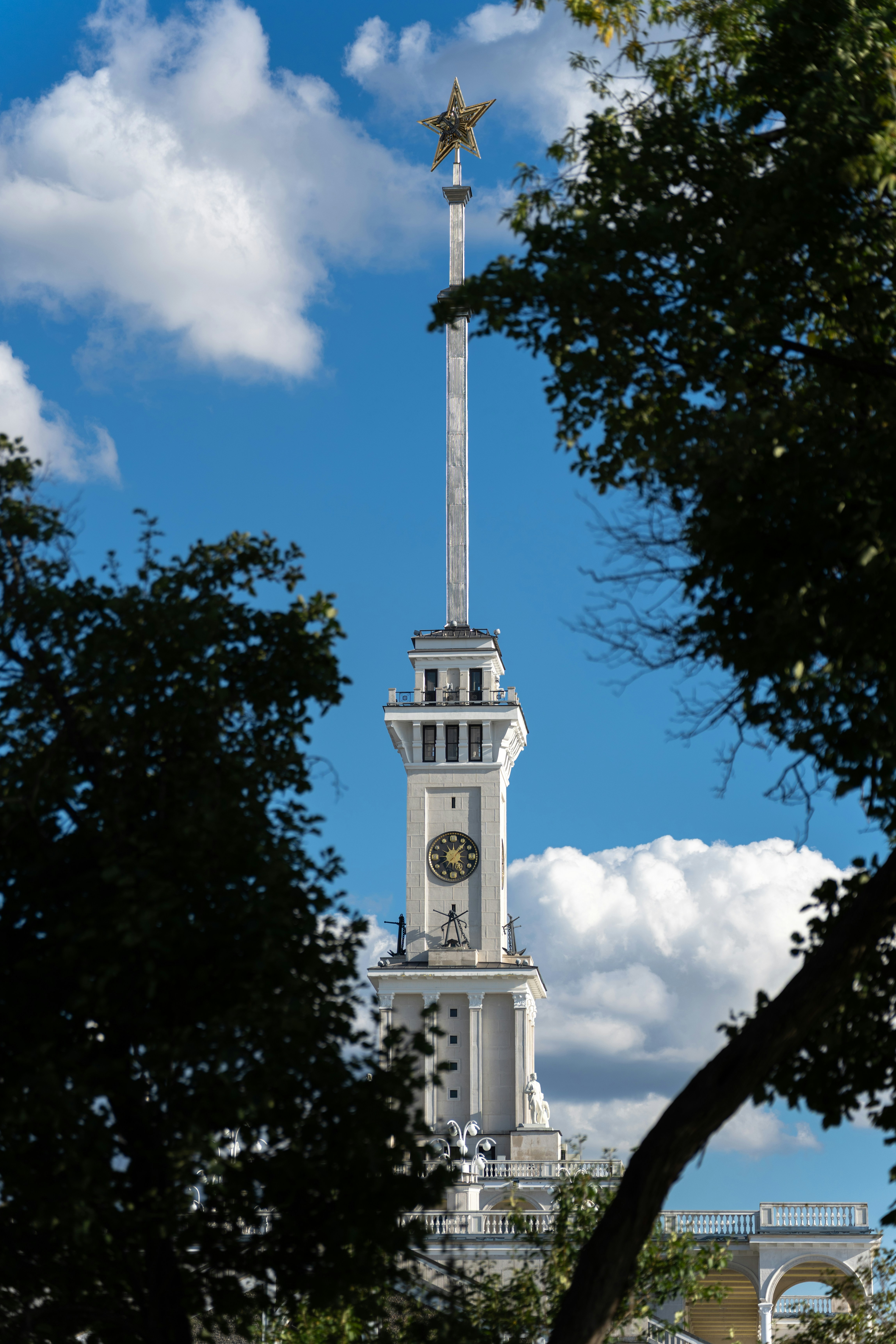 Star Spire: A Clock Tower Pierced by Sky