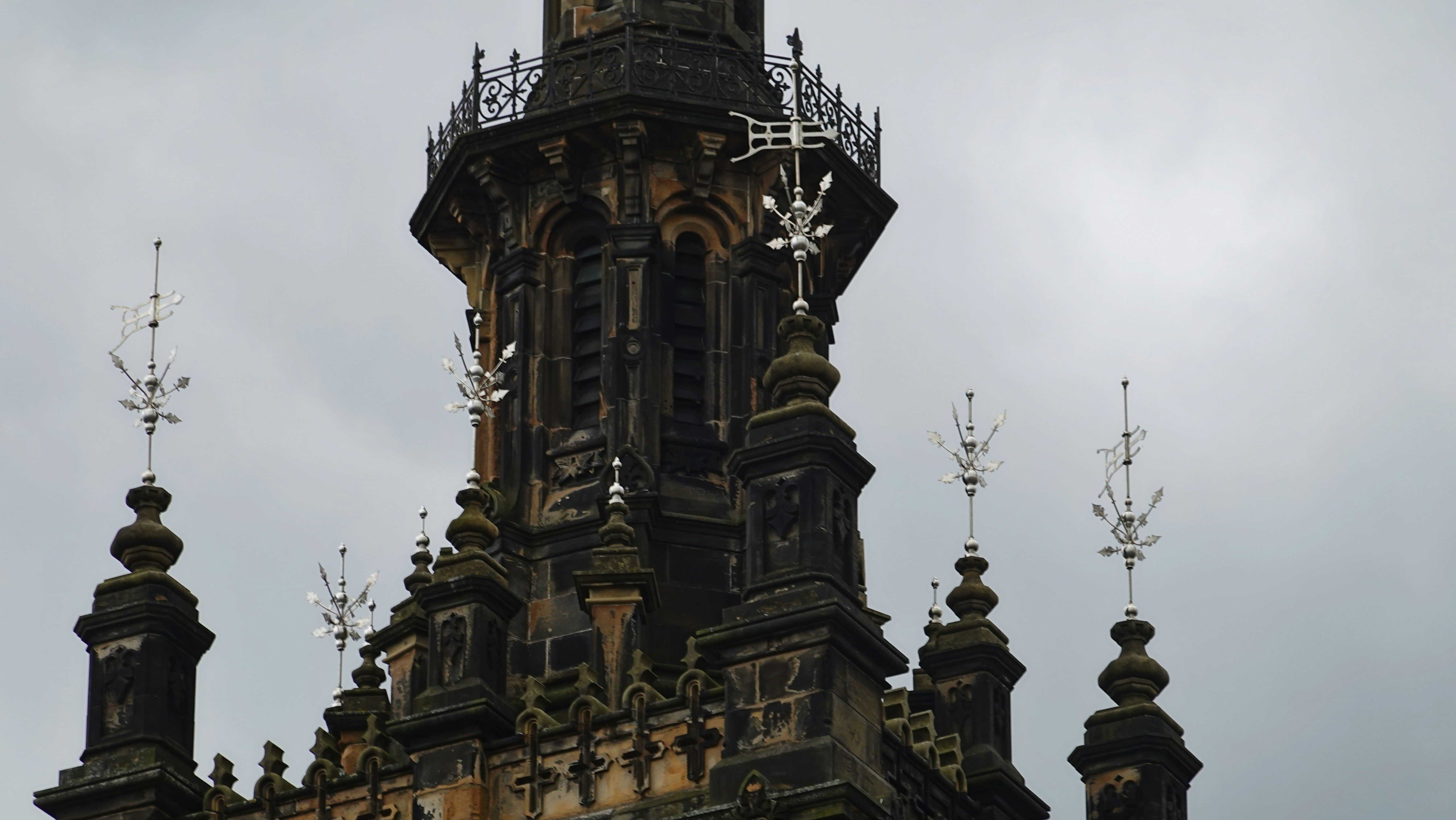 Gothic Spire in Stormy Light