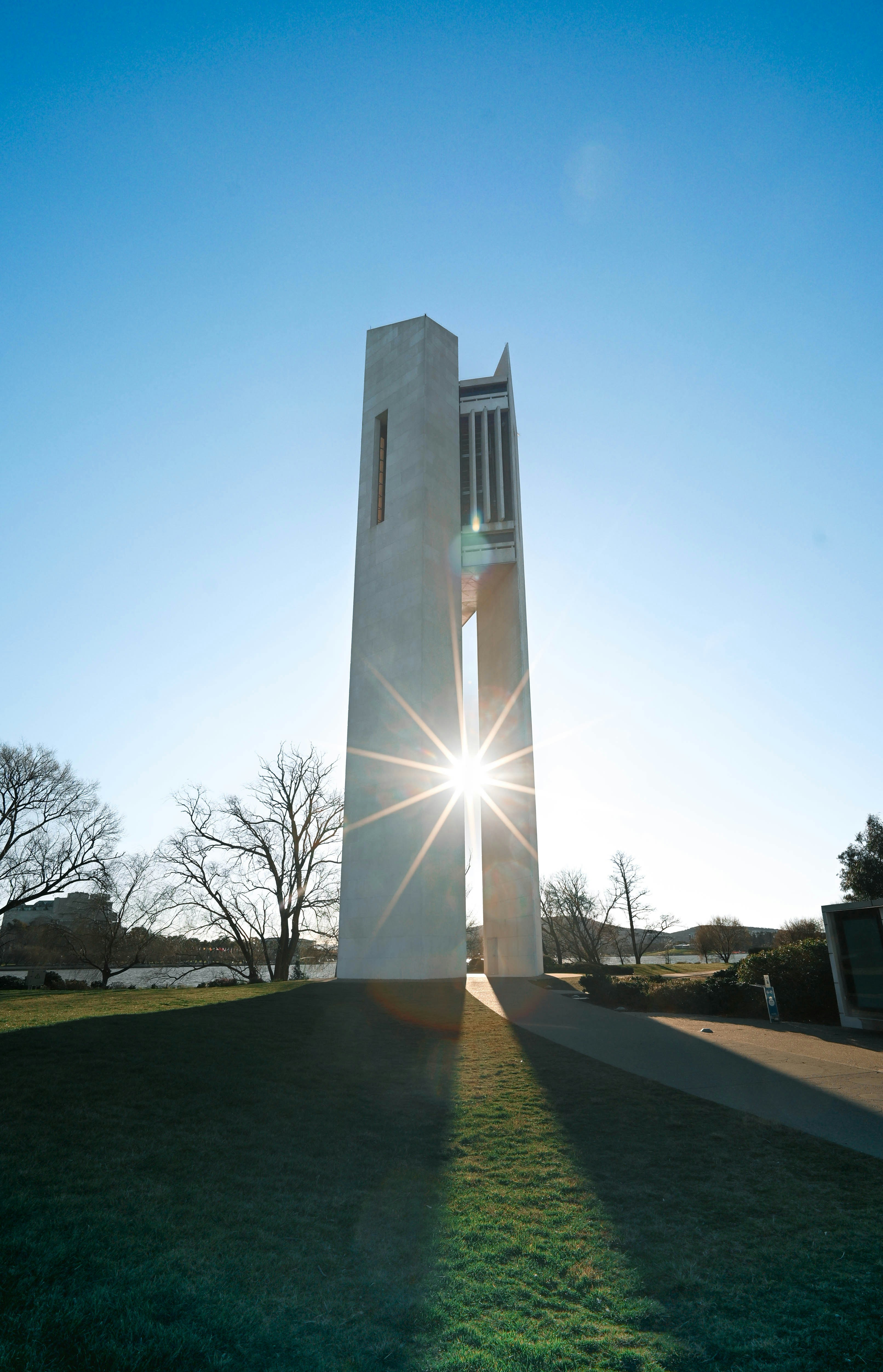 Sunburst Through the Central Bell Tower