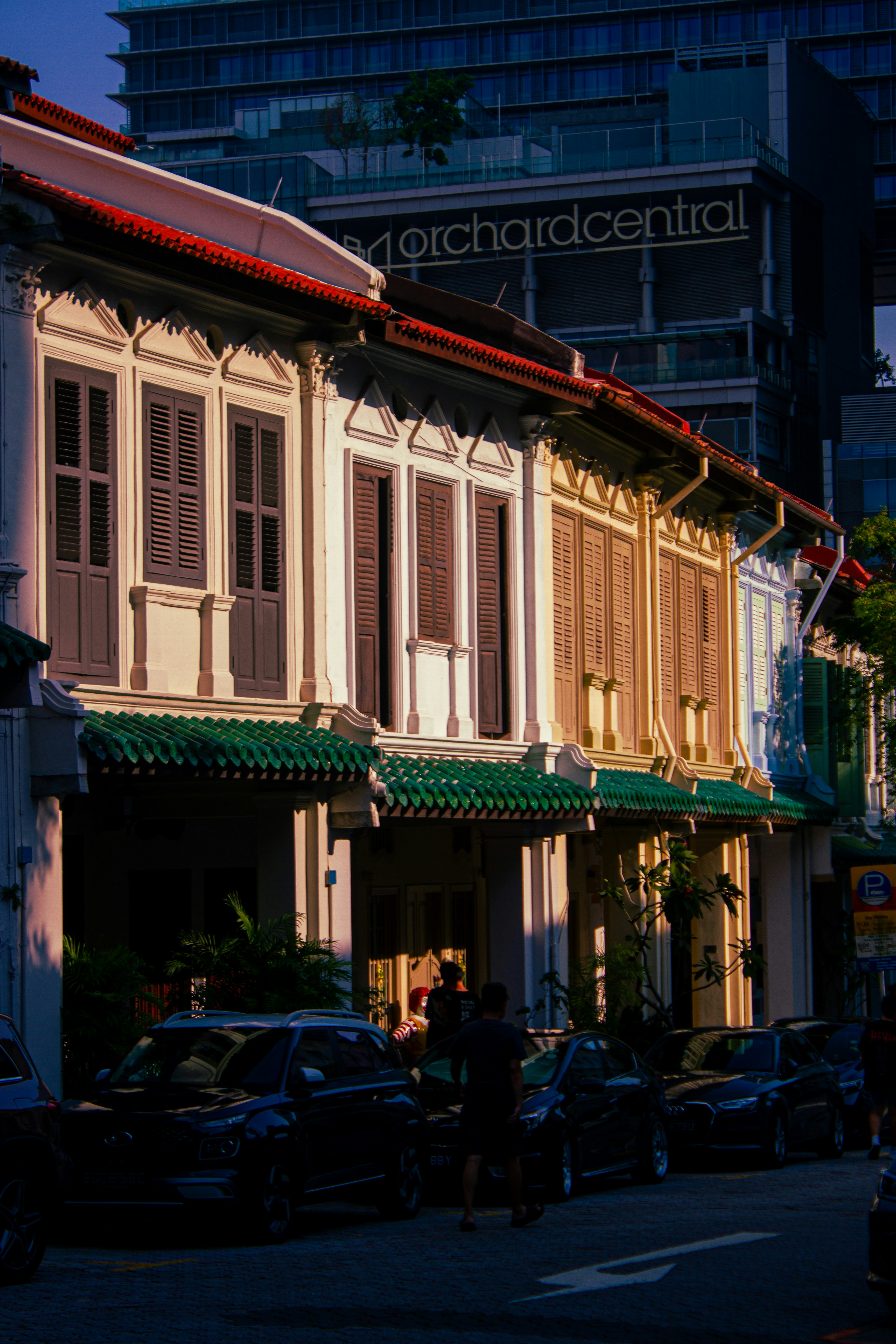 Heritage Facade in Warm Dusk Light